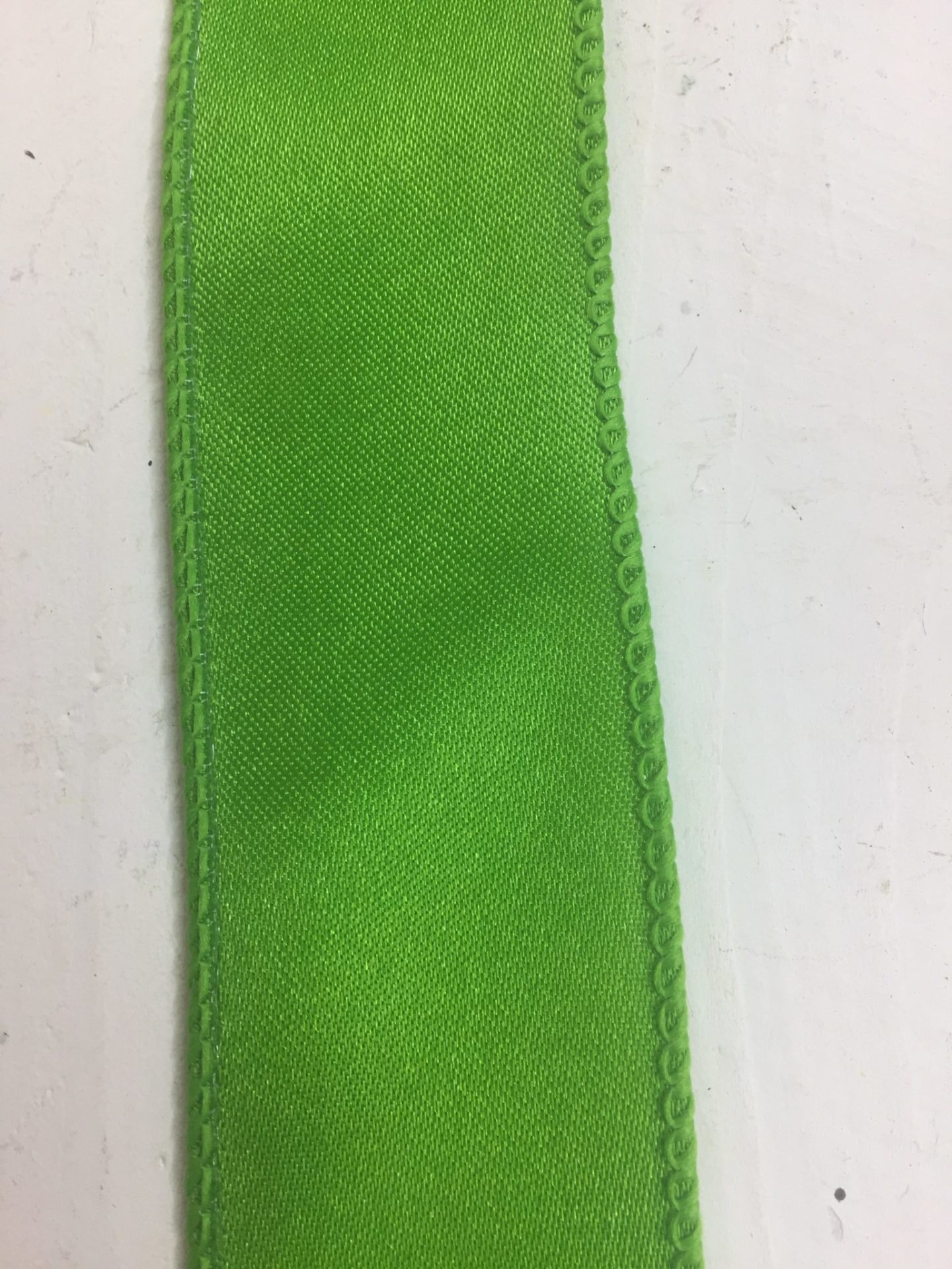 1.5" Lime Green Satin Ribbon on a 10 Yard Roll - Kelea's Florals
