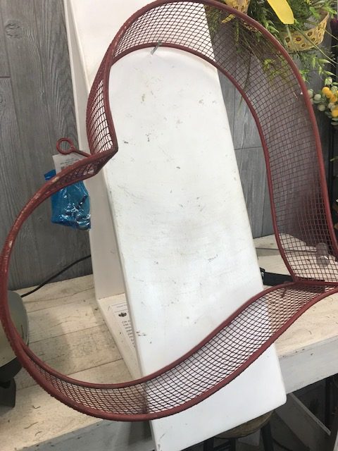 Large 3D Metal Heart - Kelea's Florals