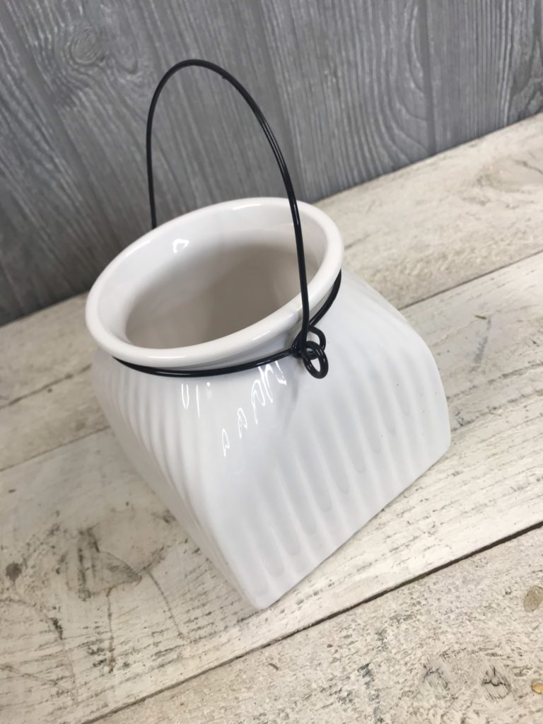 Small Square Jar with Handle - Kelea's Florals