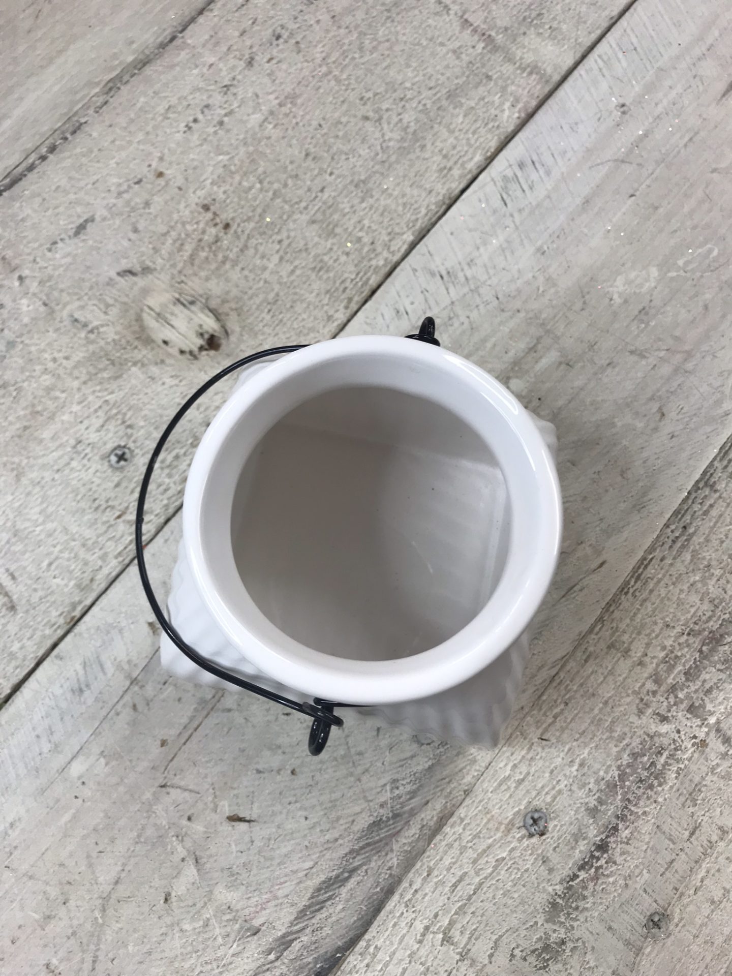 Small Square Jar with Handle - Kelea's Florals