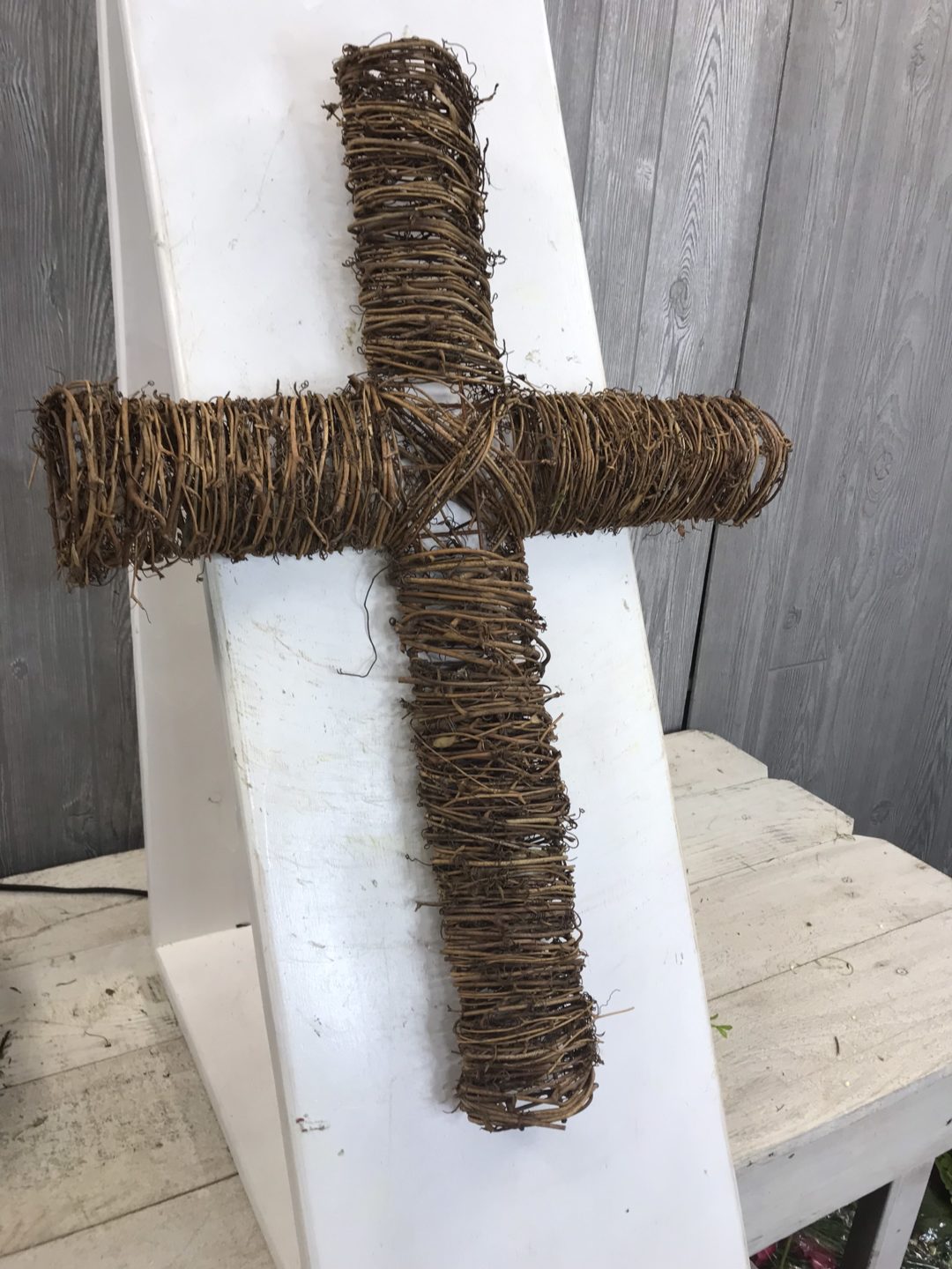 Twig Cross Base - Kelea's Florals