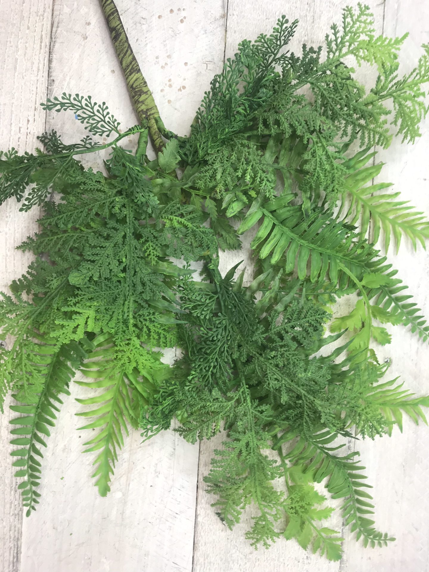 20" Plastic Fern mixed Bush - Kelea's Florals