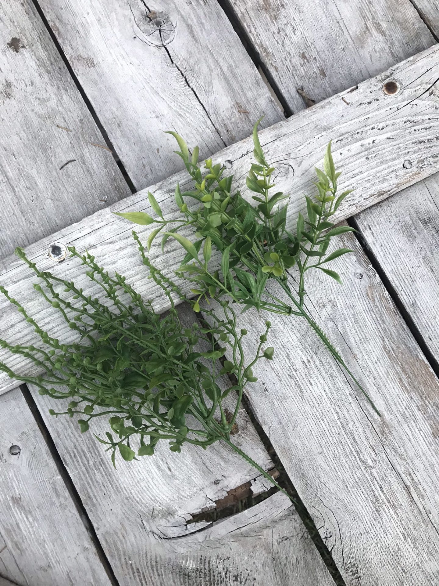 Set of 6 Small Plastic Greenery Pick - Kelea's Florals