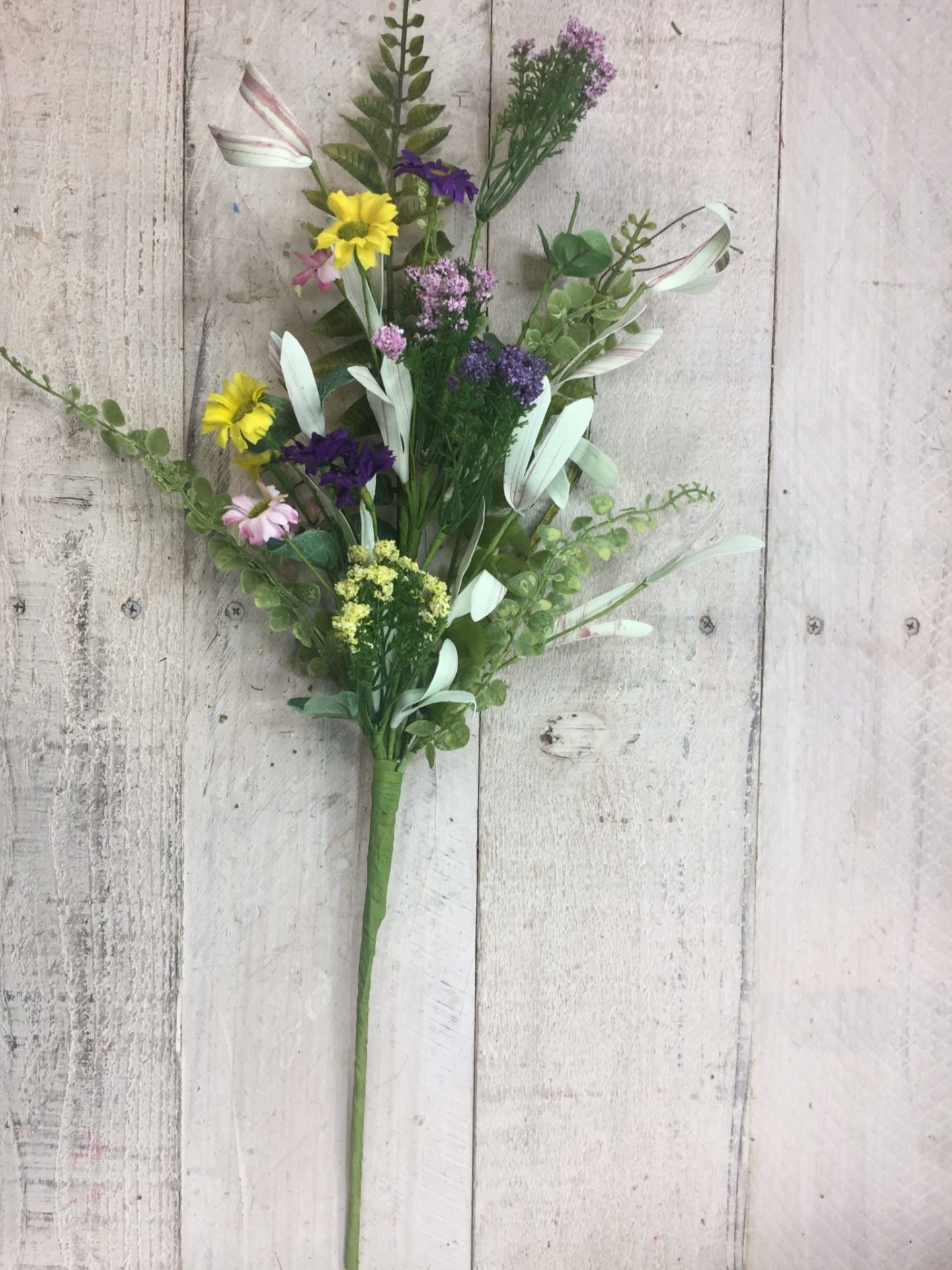 23" Wild Flowers with Greenery Pick - Kelea's Florals