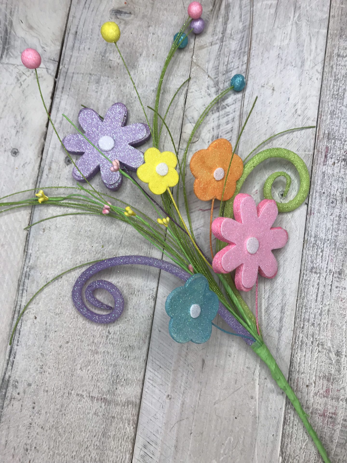 16" Easter Foam Flower Pick - Kelea's Florals