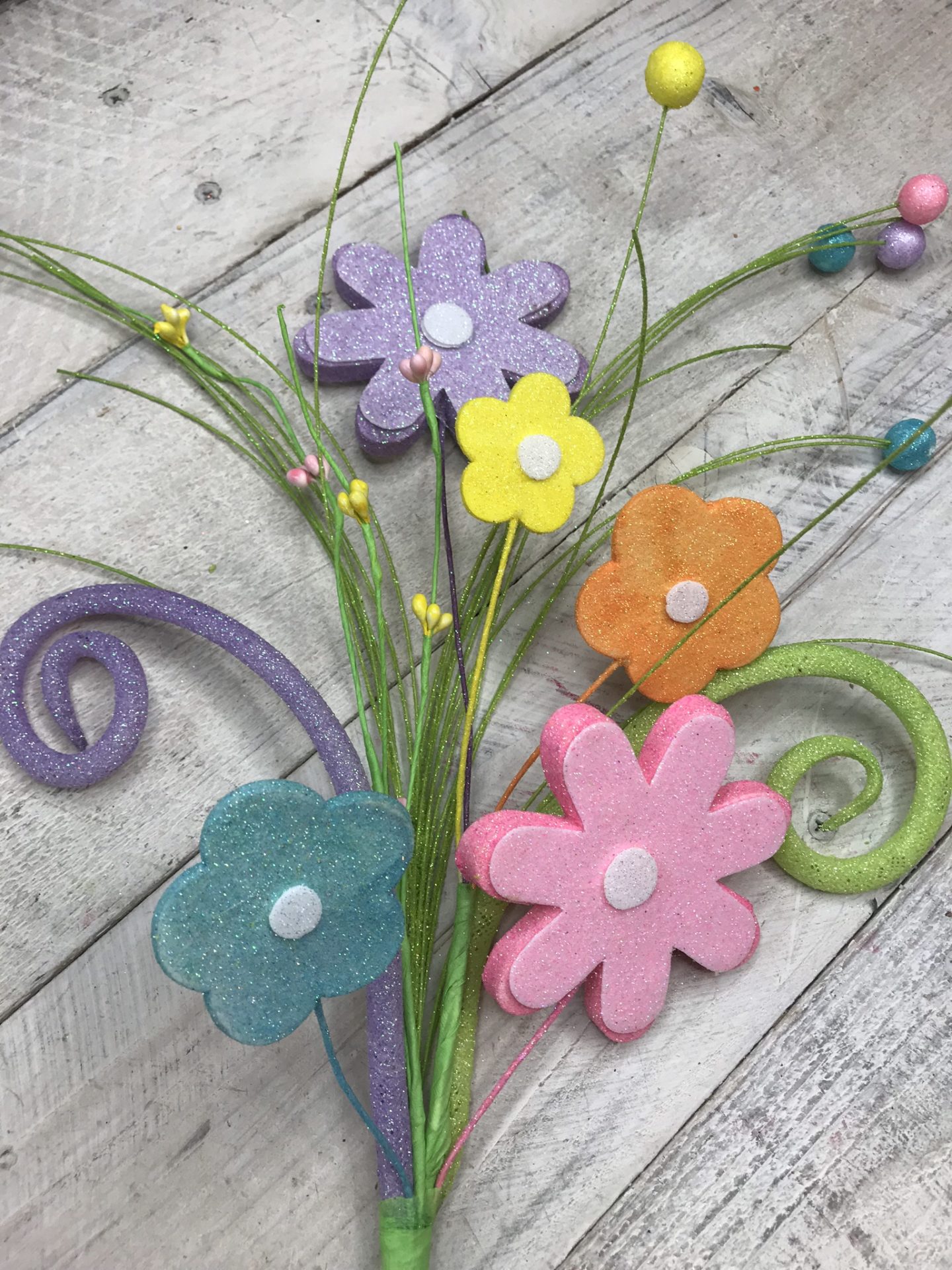 16" Easter Foam Flower Pick - Kelea's Florals