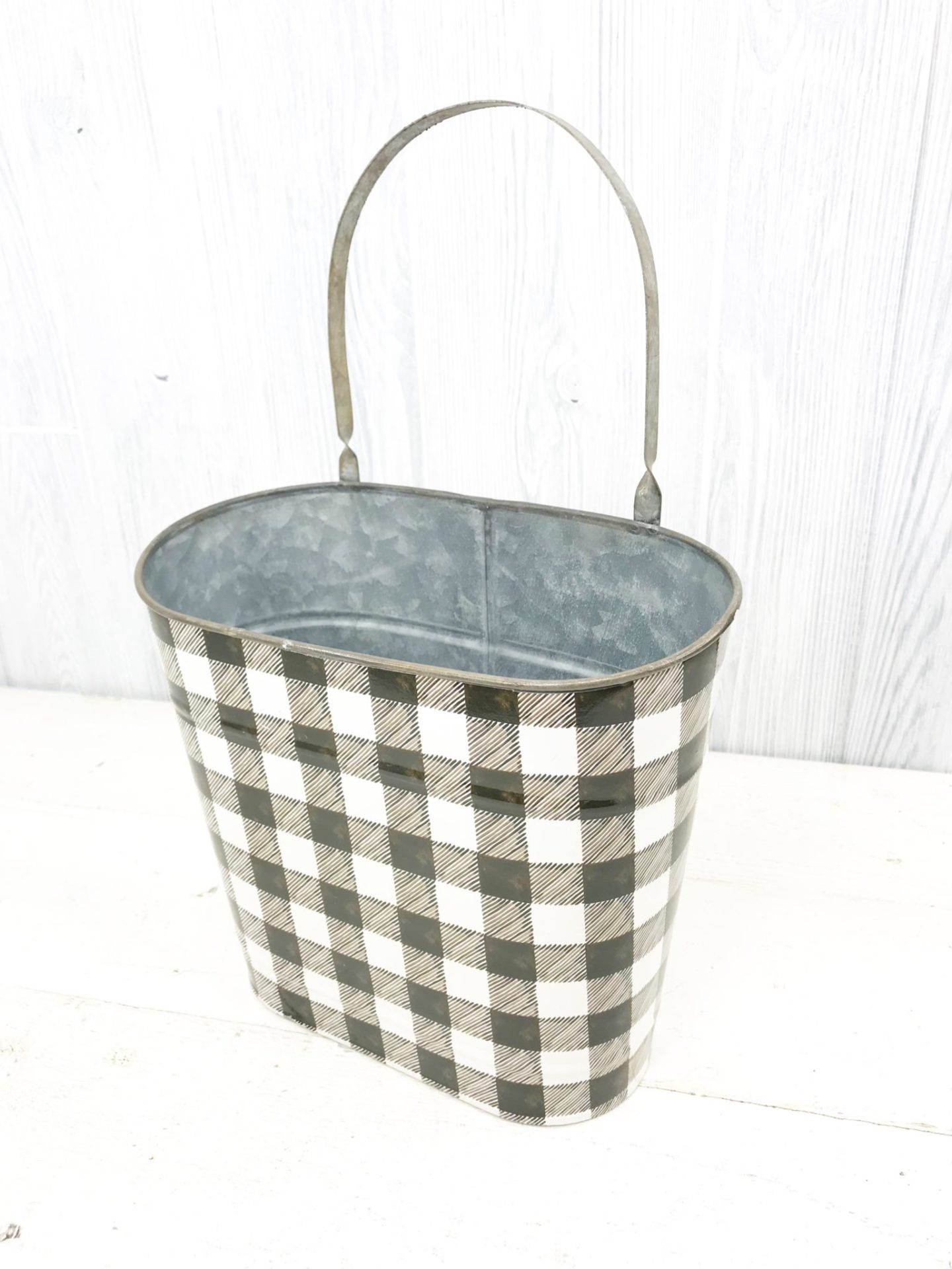 Large Plaid Wall Pocket - Kelea's Florals