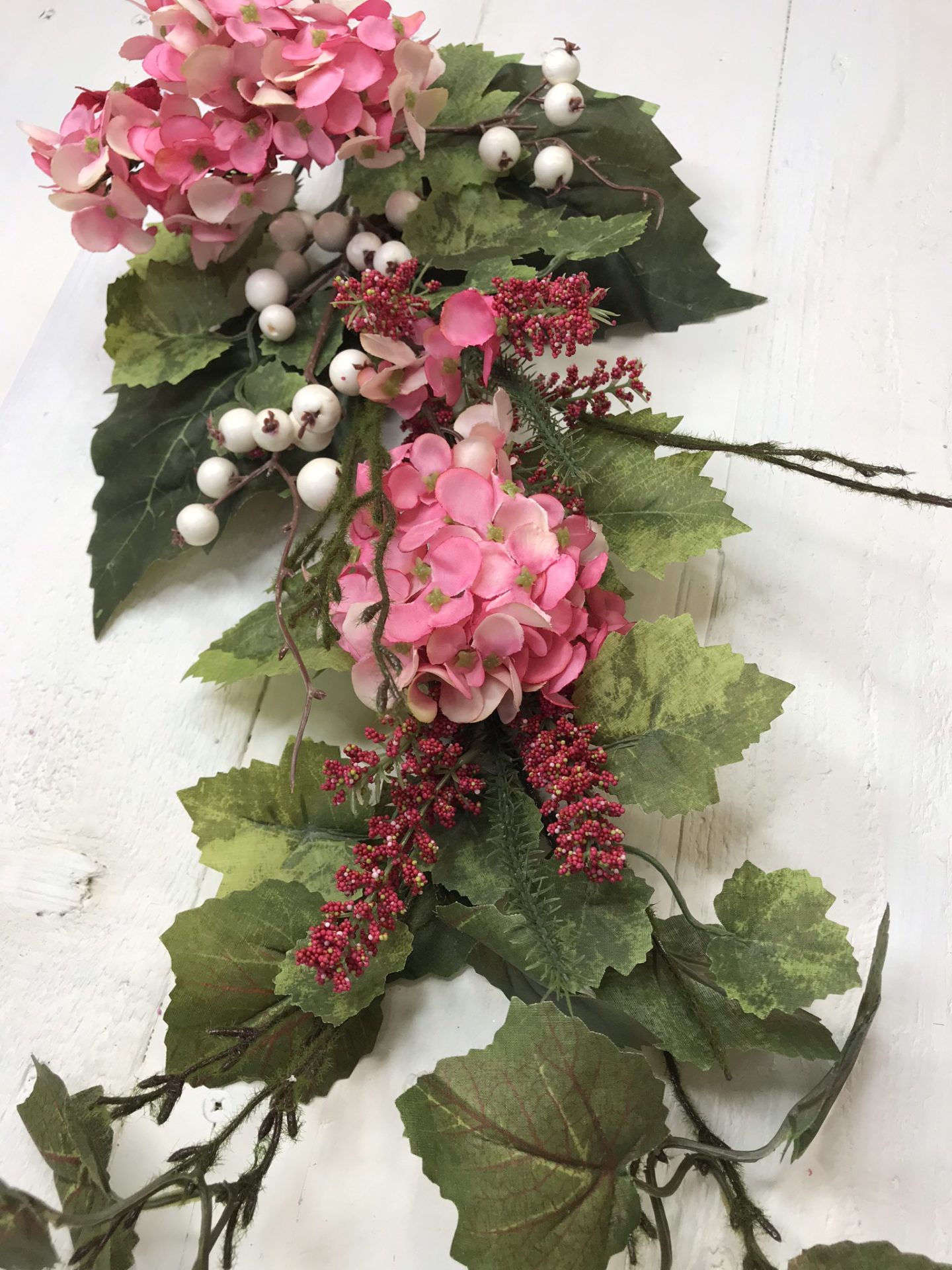 32" Pink Hydrangea Stem - Kelea's Florals