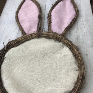 Burlap Bunny Head - Kelea's Florals