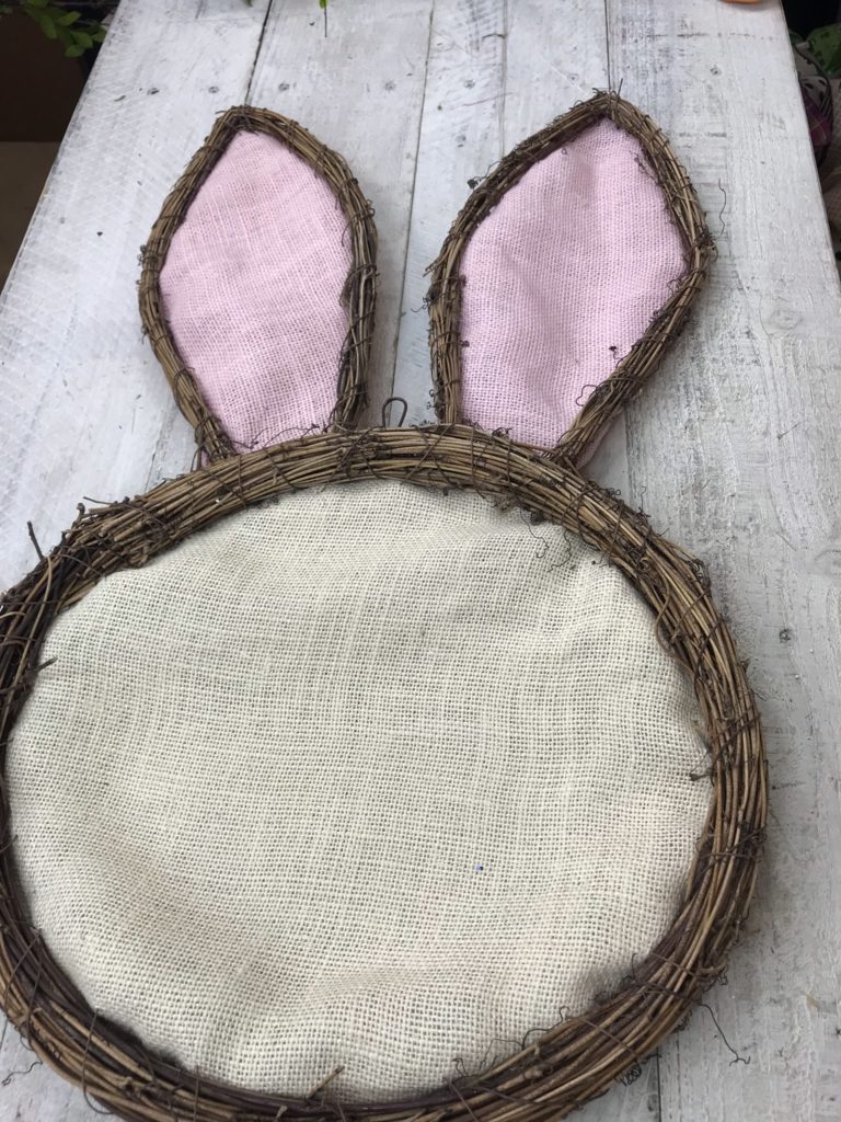 Burlap Bunny Head - Kelea's Florals