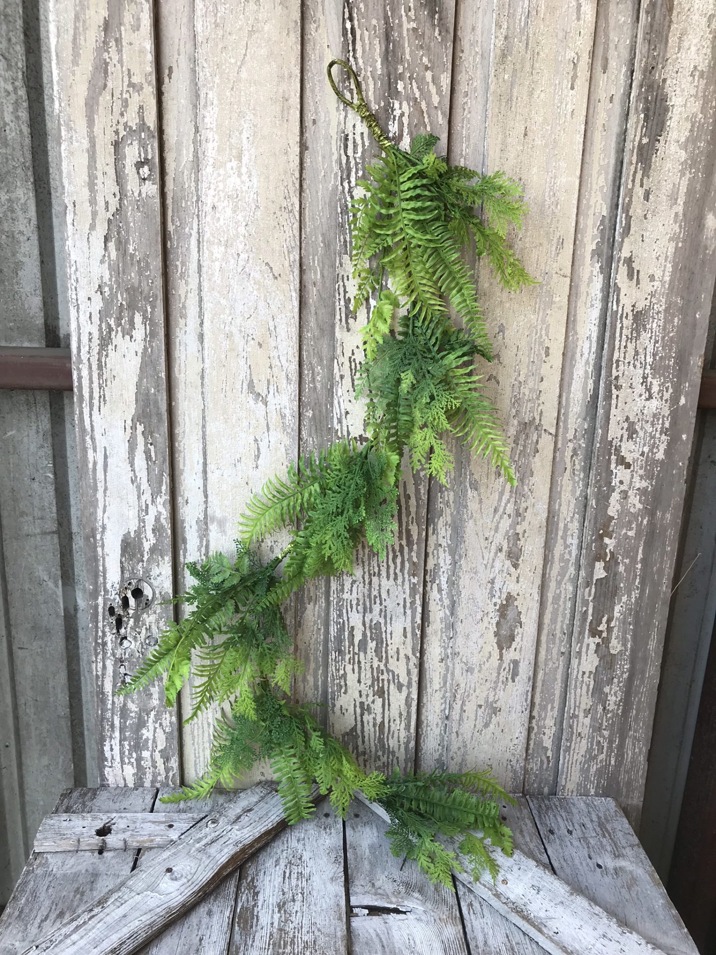 5FT Plastic Mixed Fern Garland - Kelea's Florals