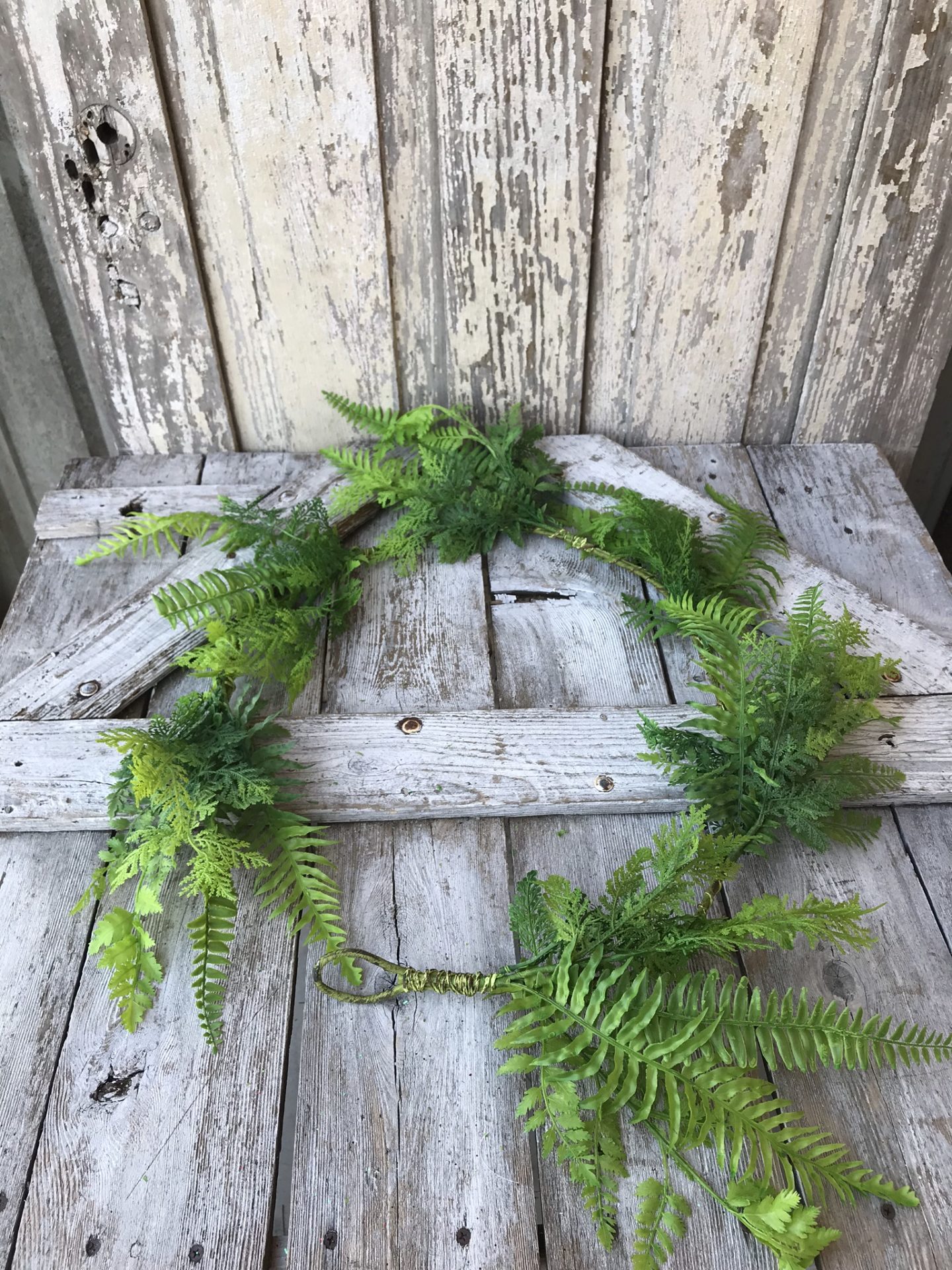 5FT Plastic Mixed Fern Garland - Kelea's Florals