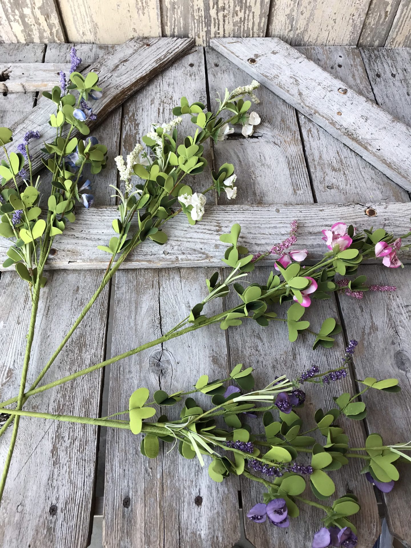 34" Flowers and Leaf Stem Set - Kelea's Florals