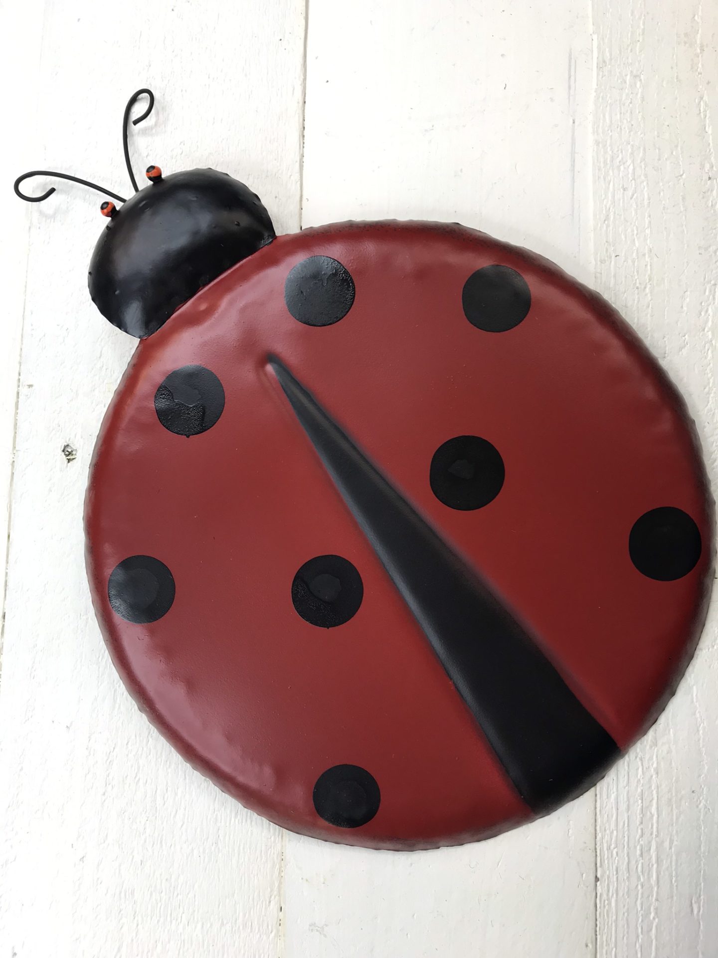 Large Ladybug metal sign - Kelea's Florals