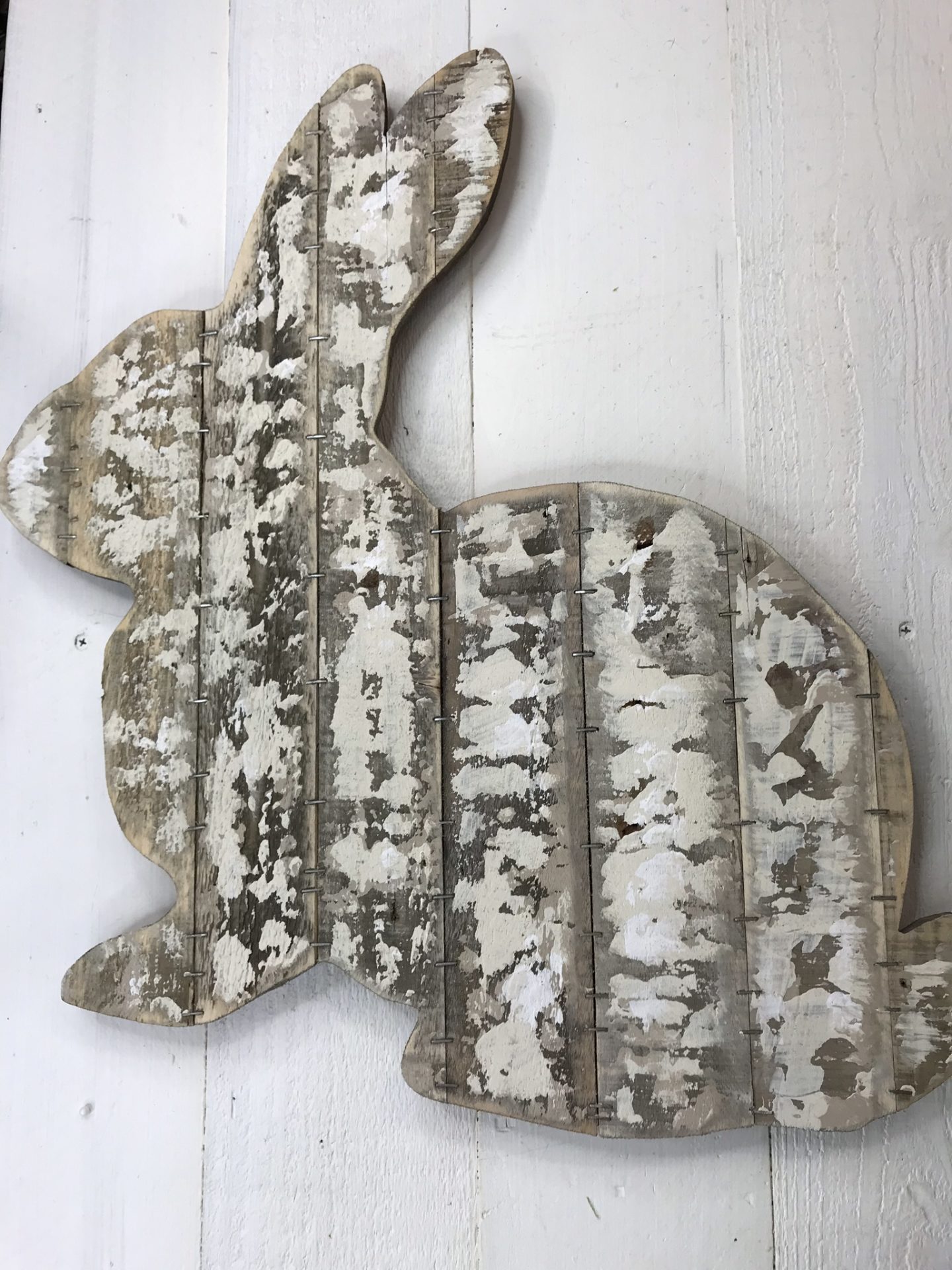 Wood Bunny Sign - Kelea's Florals