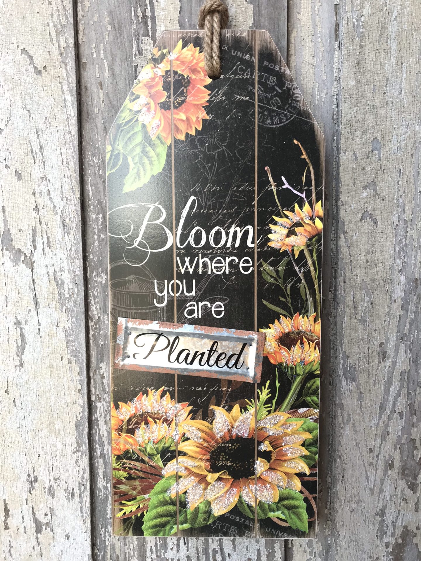 Sunflower hanging Tag - Kelea's Florals