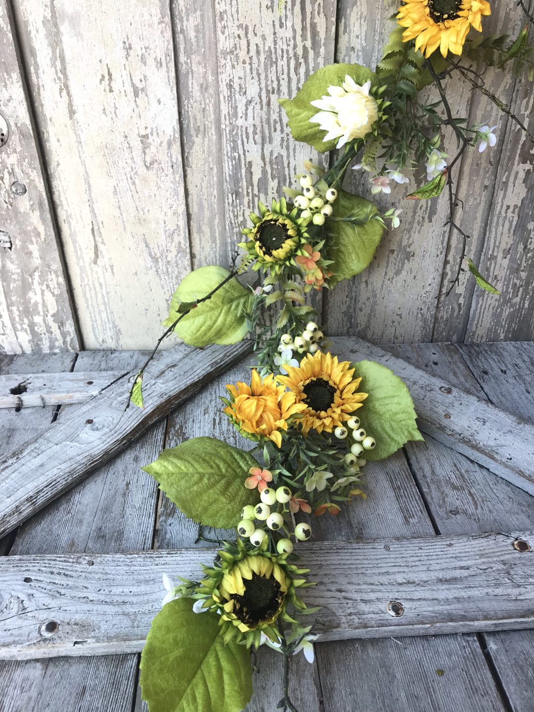 Premium Sunflower Garland - Kelea's Florals