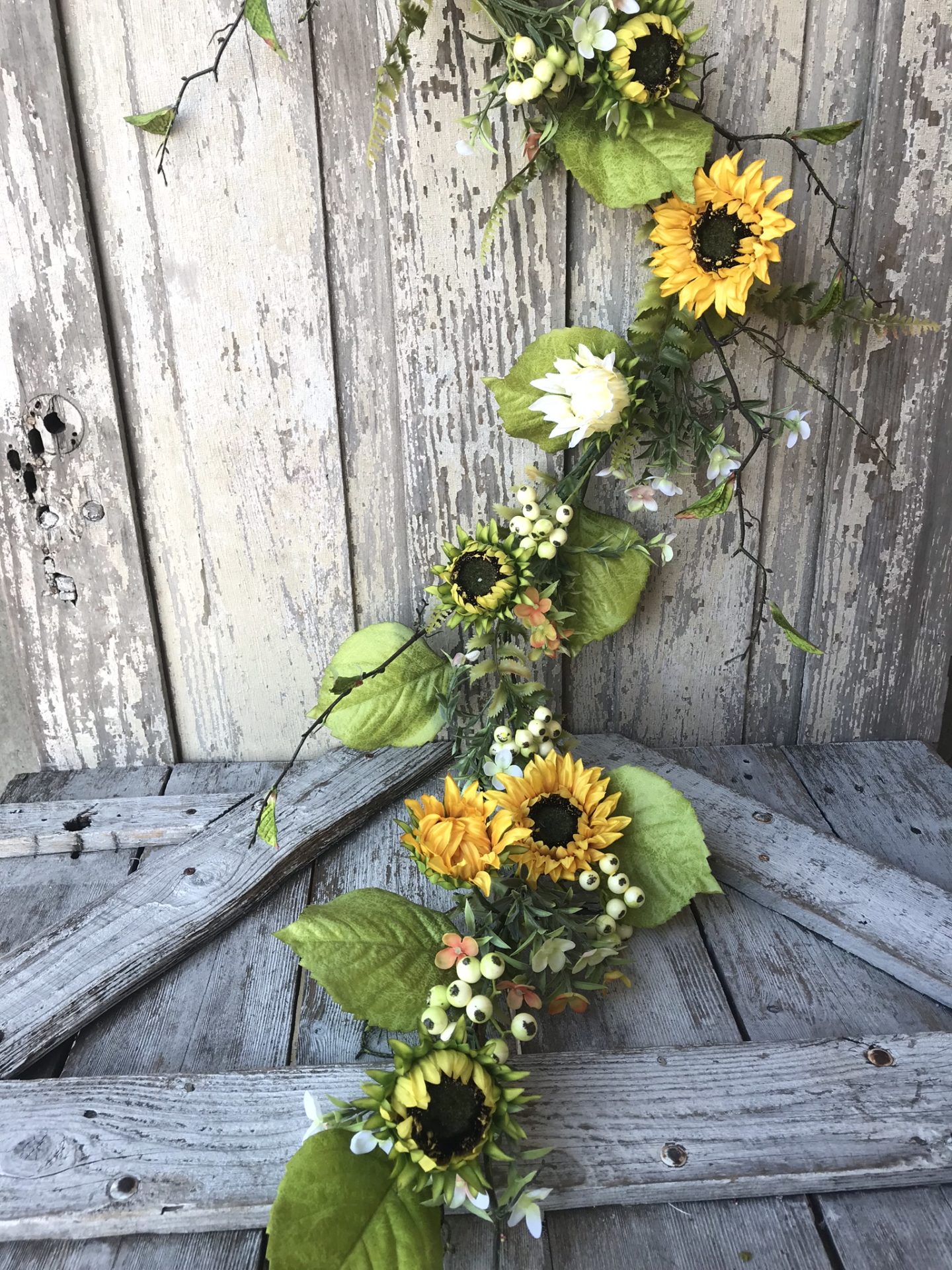 Premium Sunflower Garland - Kelea's Florals