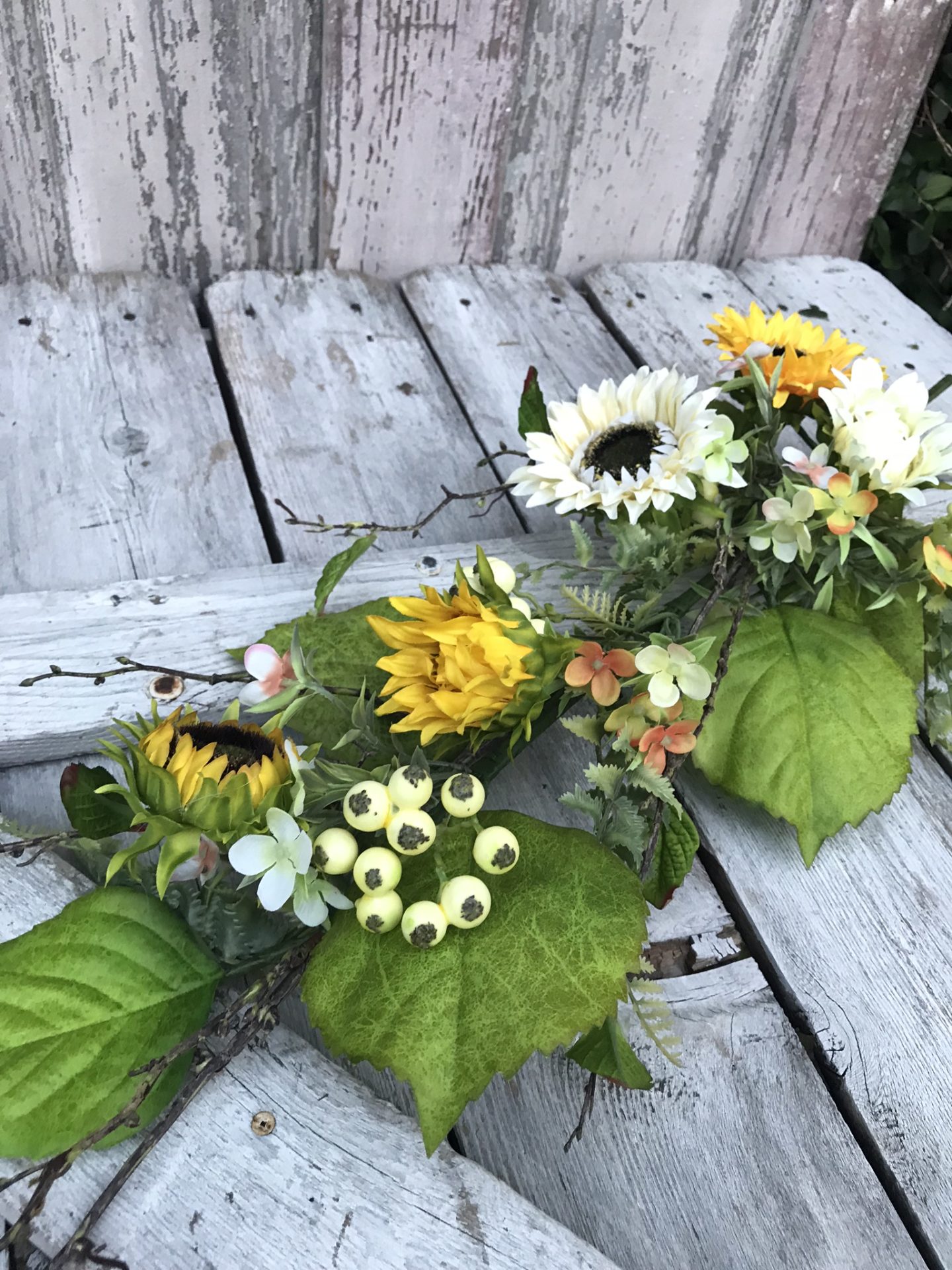 Premium Sunflower Swag - Kelea's Florals