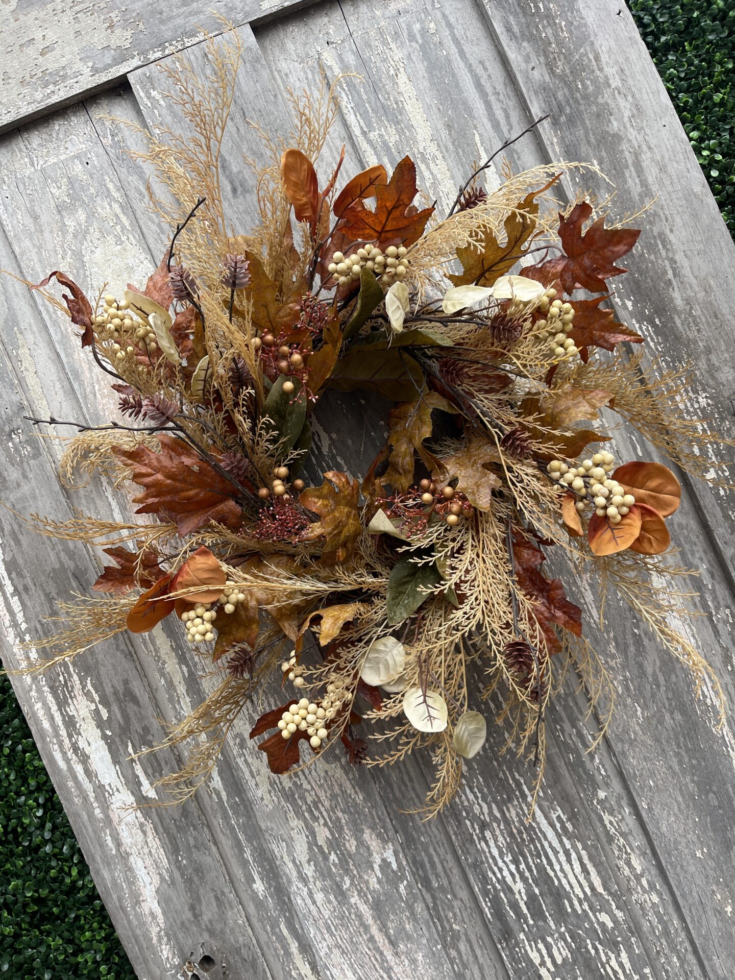 KDS LIVE Fall Foliage Wreath Supply List - Kelea's Florals