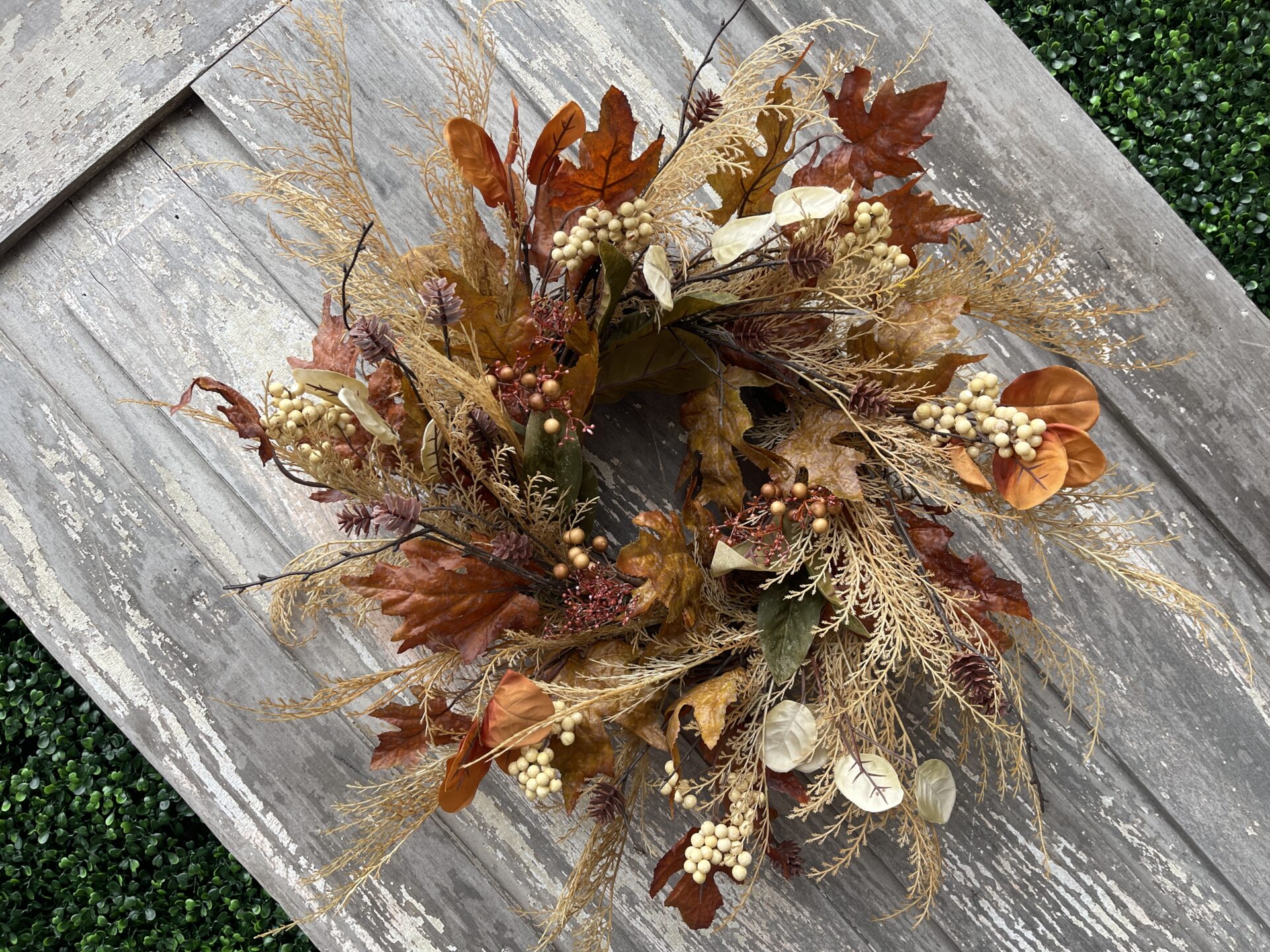 KDS LIVE Fall Foliage Wreath Supply List - Kelea's Florals