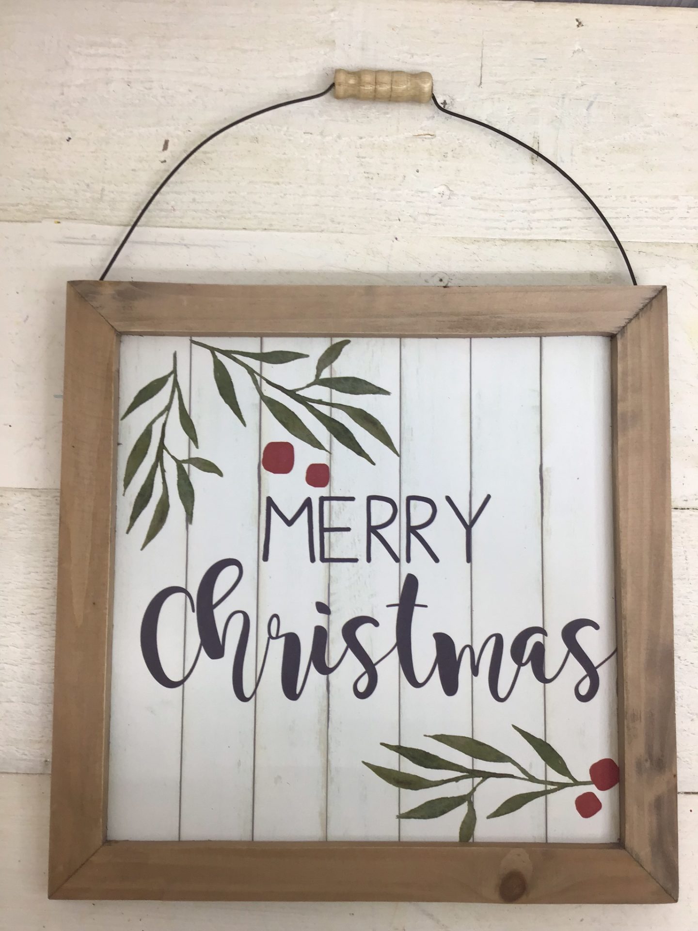Wood Merry Christmas Sign - Kelea's Florals