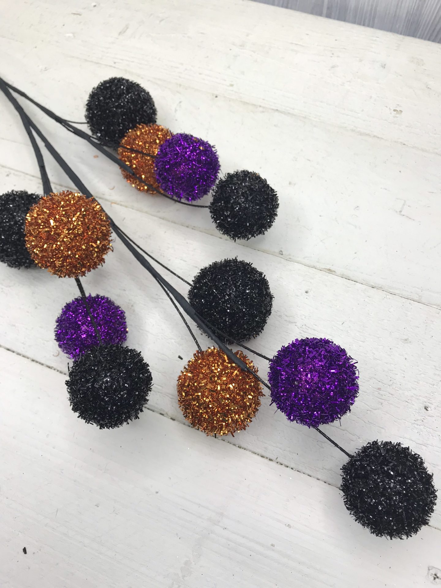 Tinsel Ball Stem - Kelea's Florals