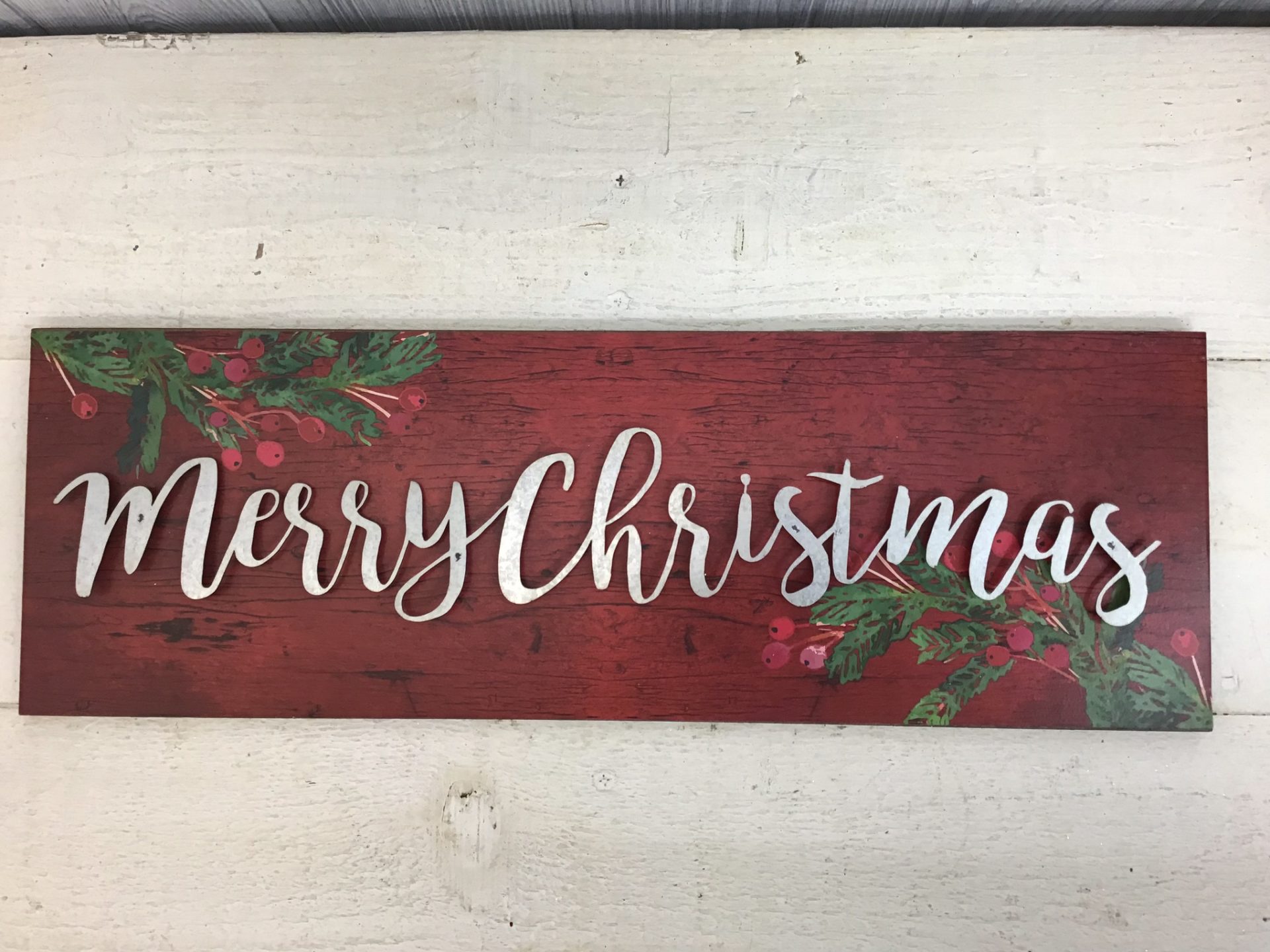 Merry Christmas Sign - Kelea's Florals