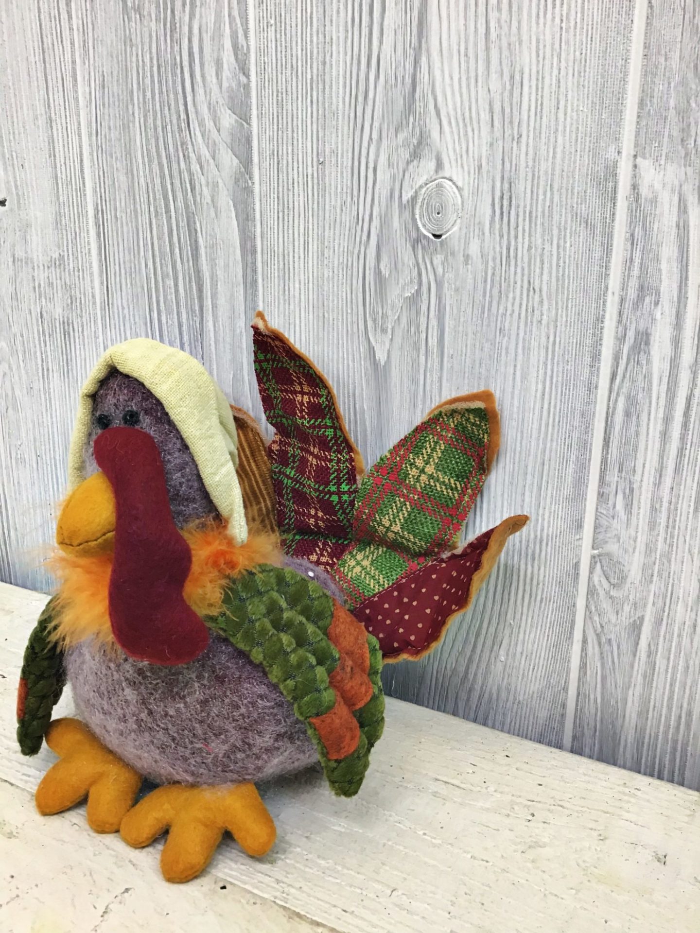 Plush Female Thanksgiving Turkey - Kelea's Florals
