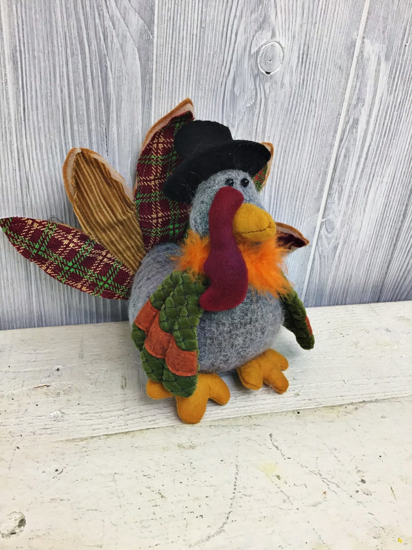 Plush Male Thanksgiving Turkey - Kelea's Florals