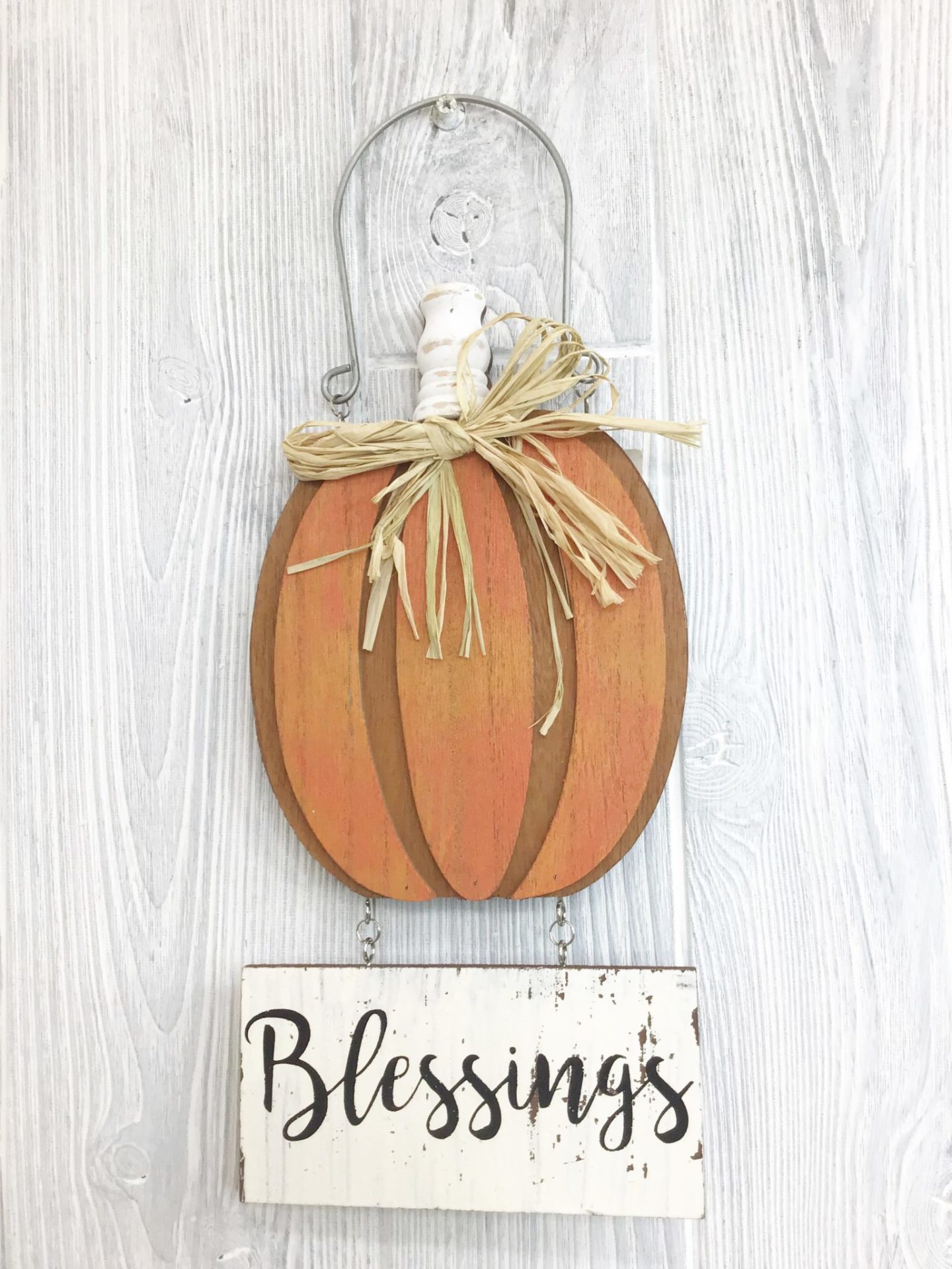 Pumpkin - Blessing Sign - Kelea's Florals