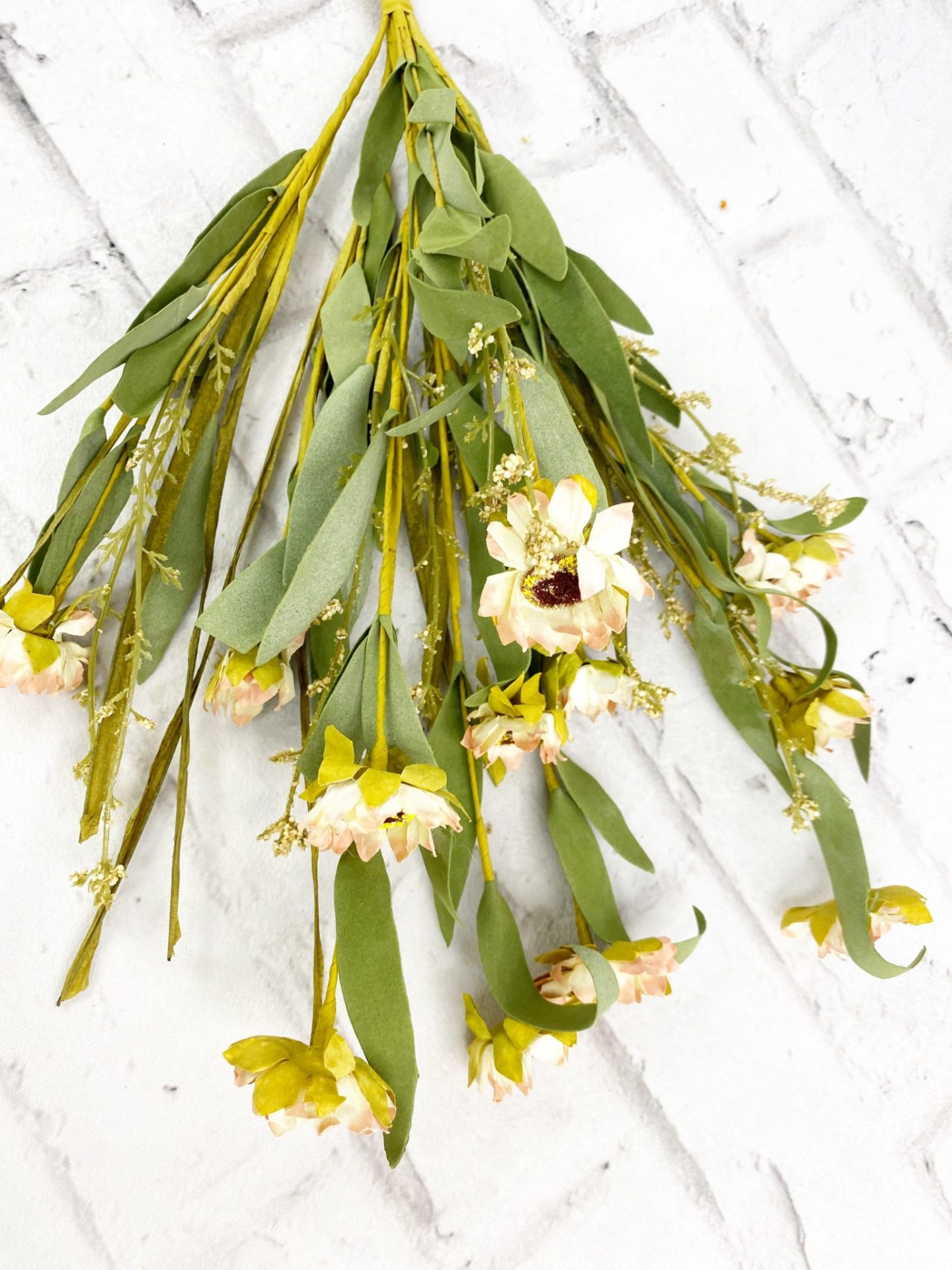 Cream Mini Sunflower Grass Bush - Kelea's Florals