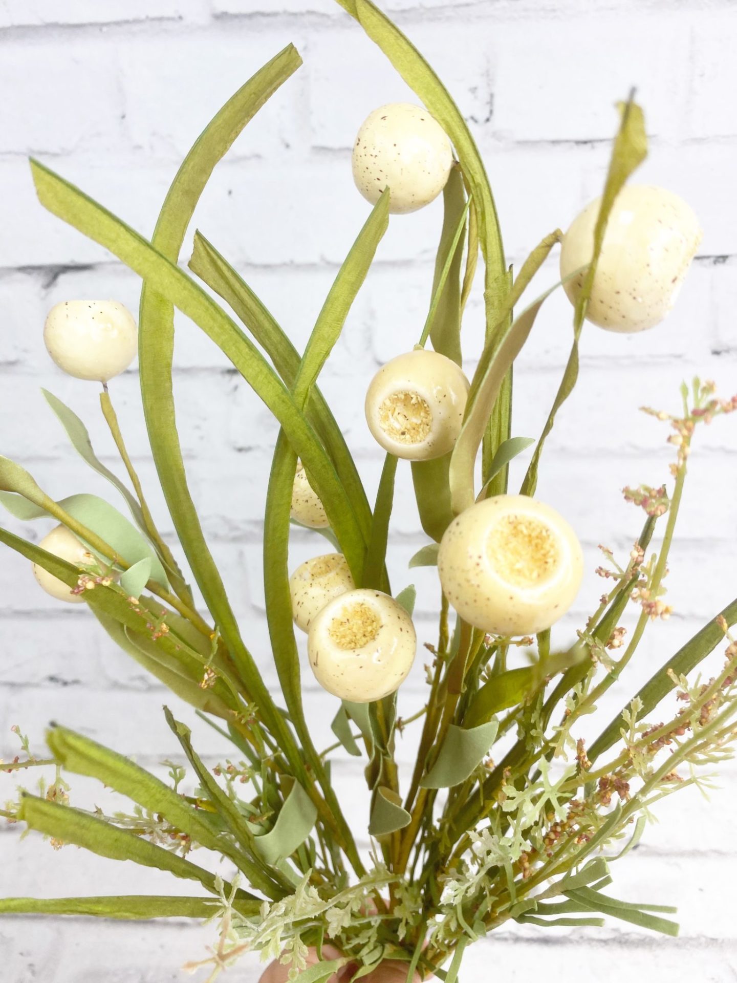 Cream Fall Berry Bush - Kelea's Florals