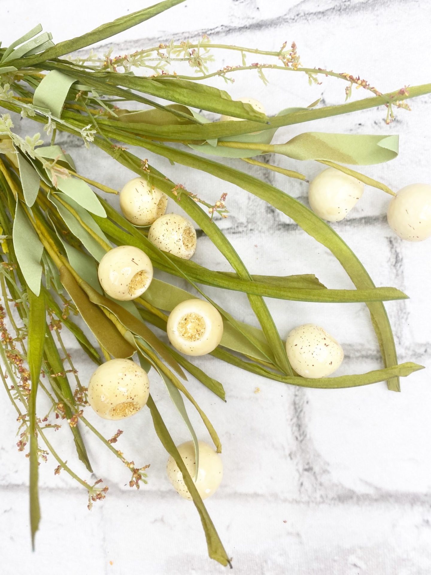 Cream Fall Berry Bush - Kelea's Florals