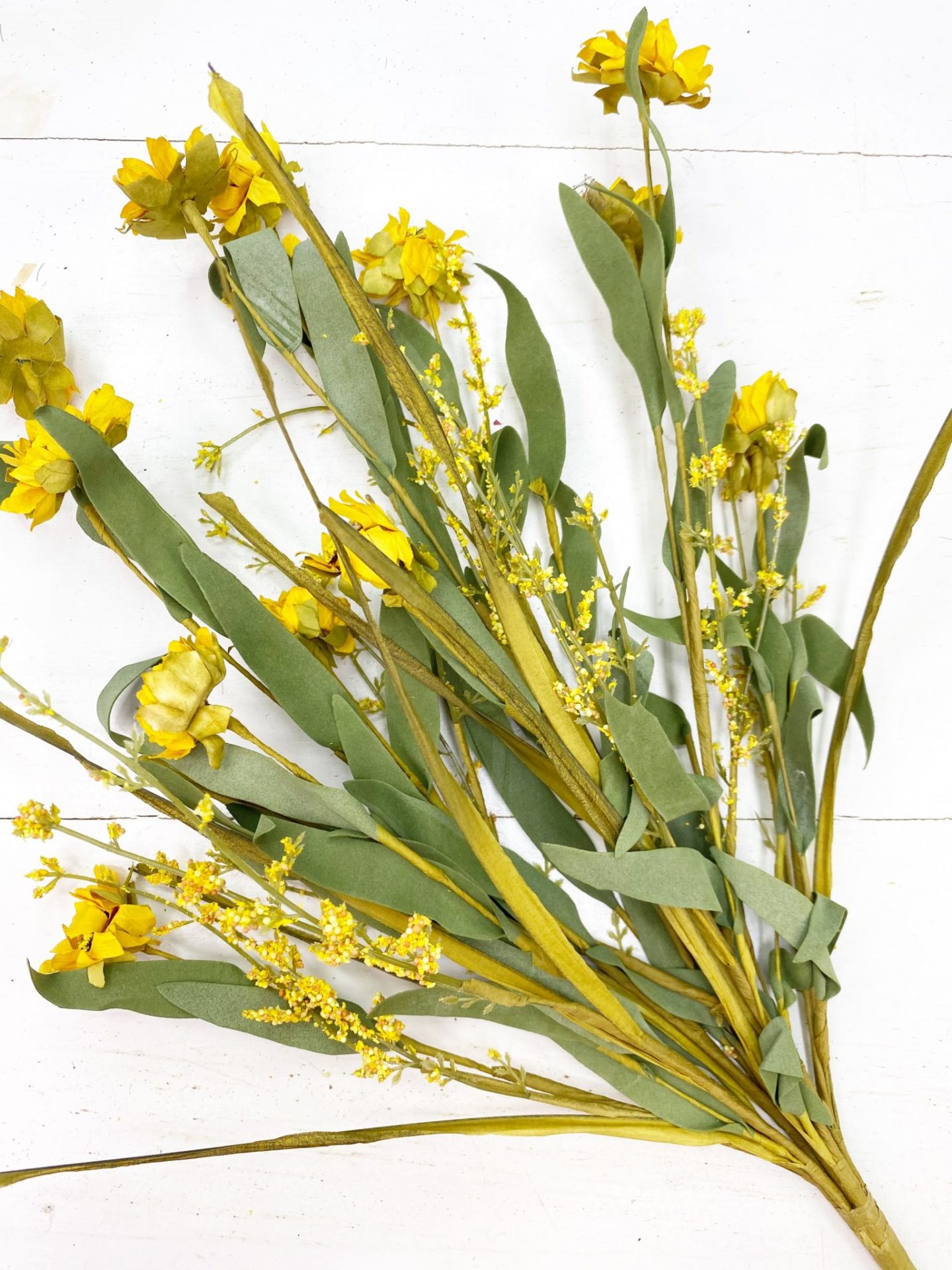 Yellow Mini Sunflower Grass Bush - Kelea's Florals