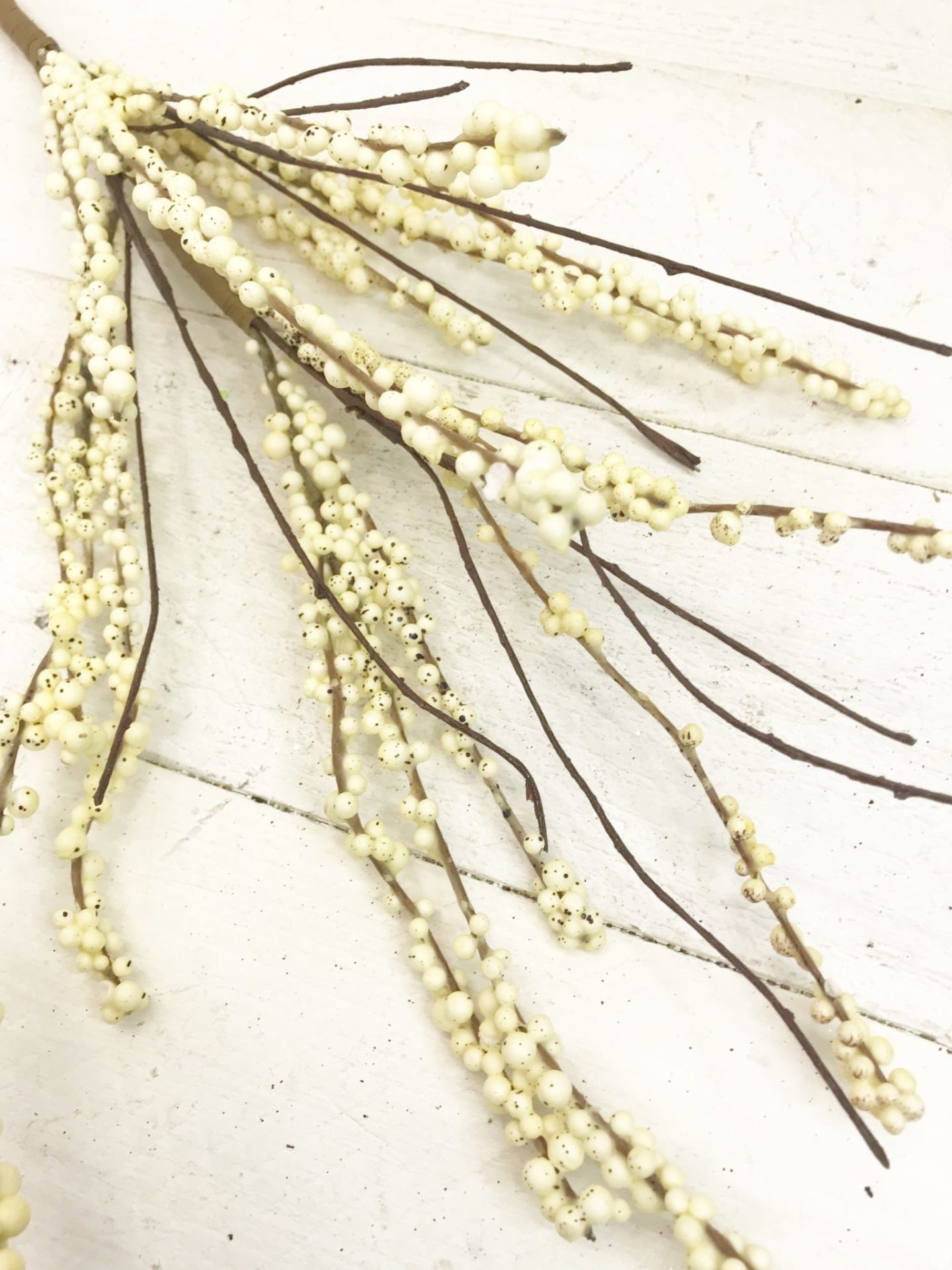 Cream Berry Stem - Kelea's Florals