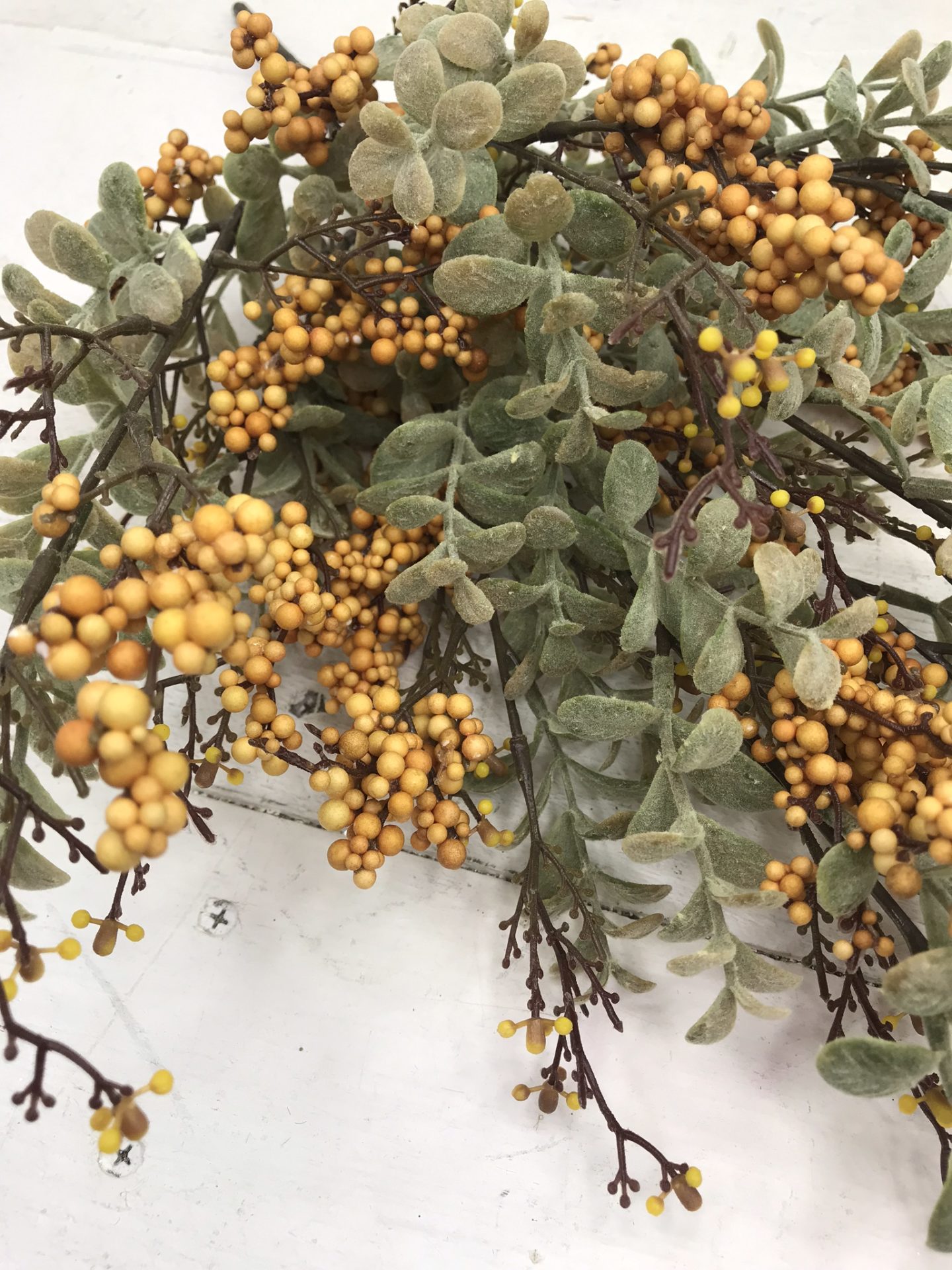Mustard Yellow Pebble Creek Berry Bush - Kelea's Florals