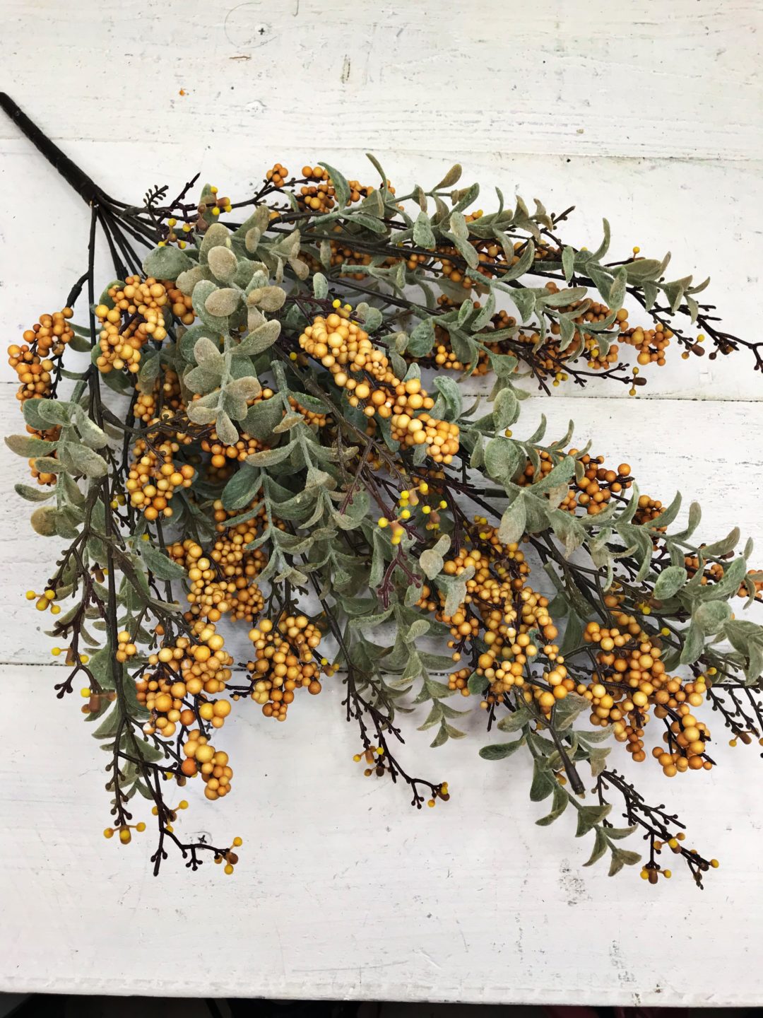 Mustard Yellow Pebble Creek Berry Bush - Kelea's Florals