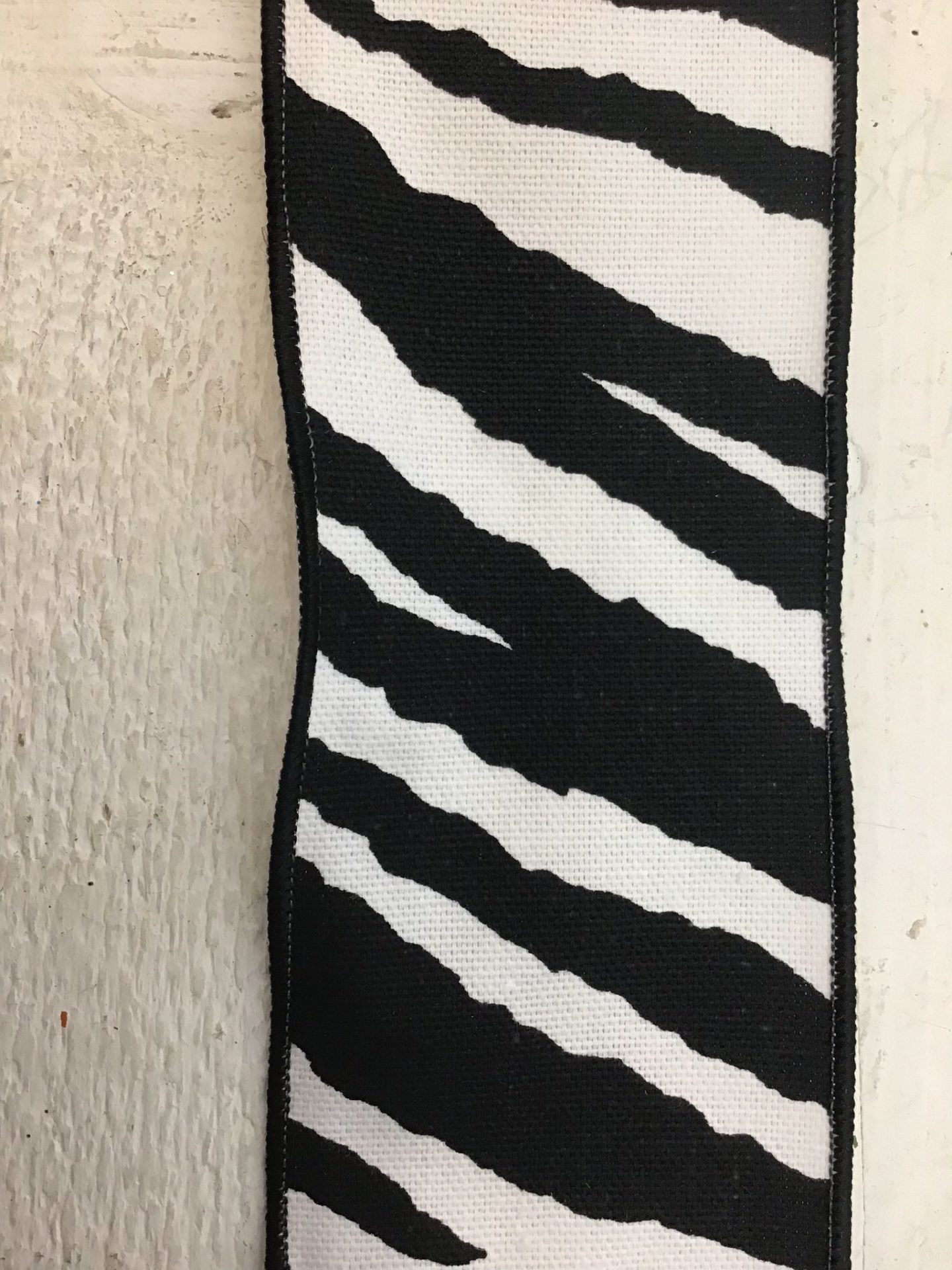 2.5" Zebra ribbon on 10 Yard Roll - Kelea's Florals