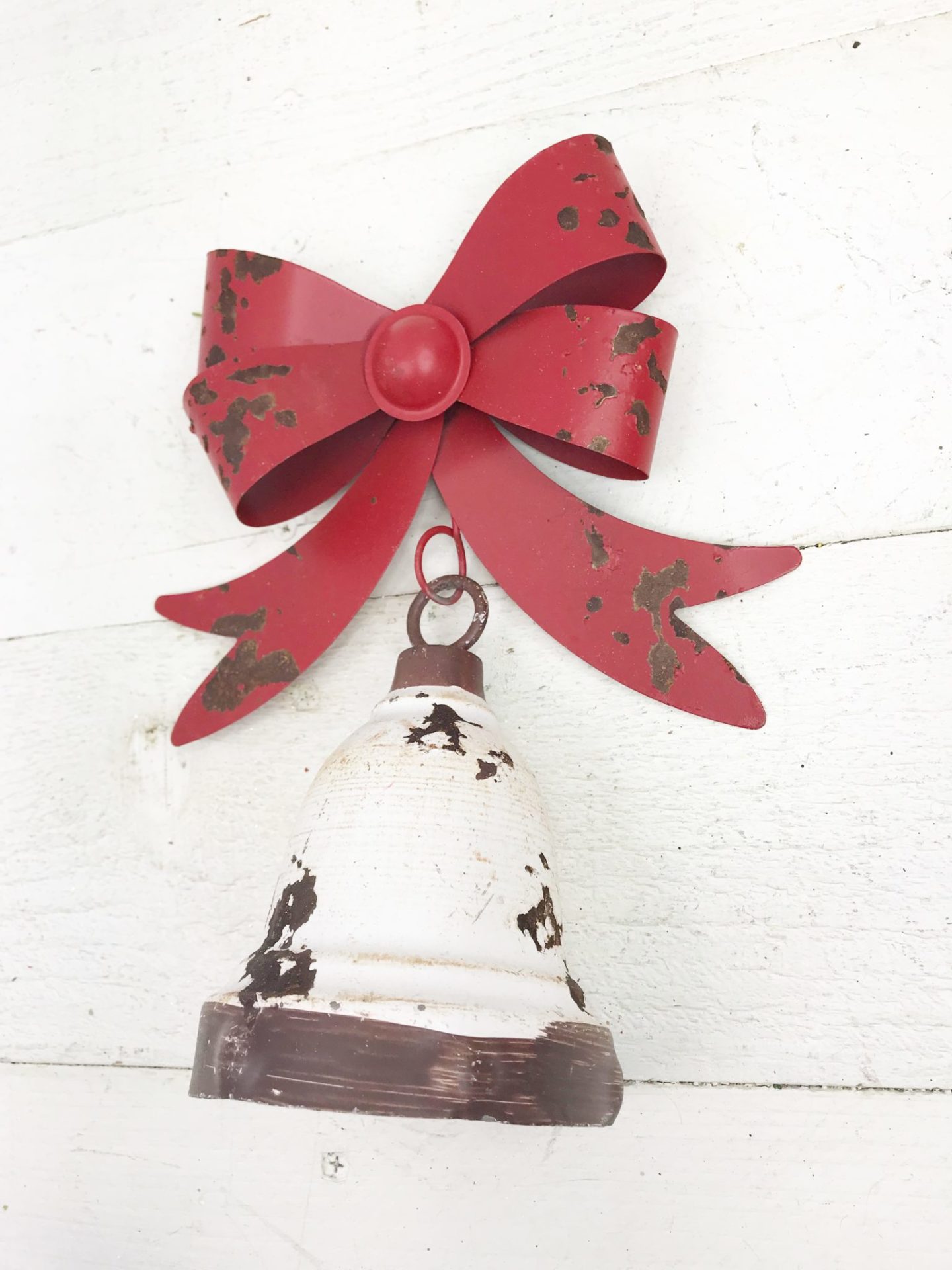 Metal Weathered Christmas Bell - Kelea's Florals