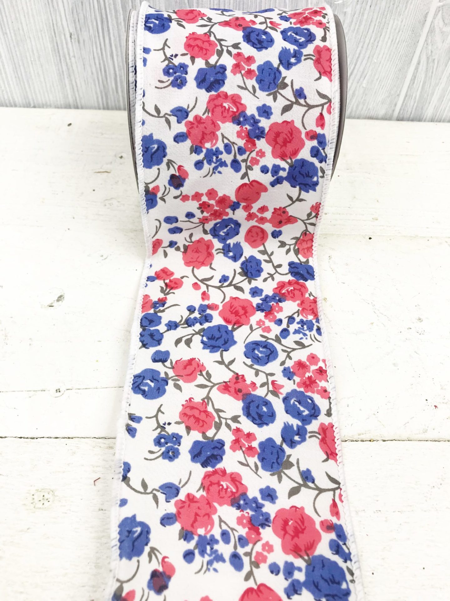 4" Rose Garden Ribbon on 10 Yard Roll - Kelea's Florals