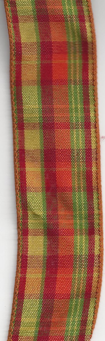 1.5" Old School Fall Plaid Ribbon on 50 Yard Roll - Kelea's Florals