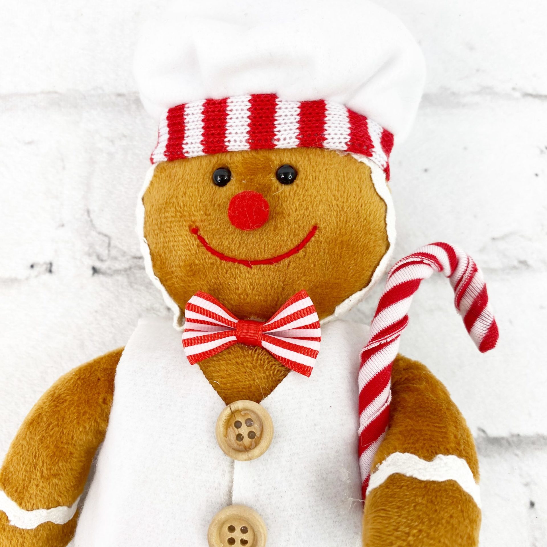 Plush Gingerbread Chef - Kelea's Florals