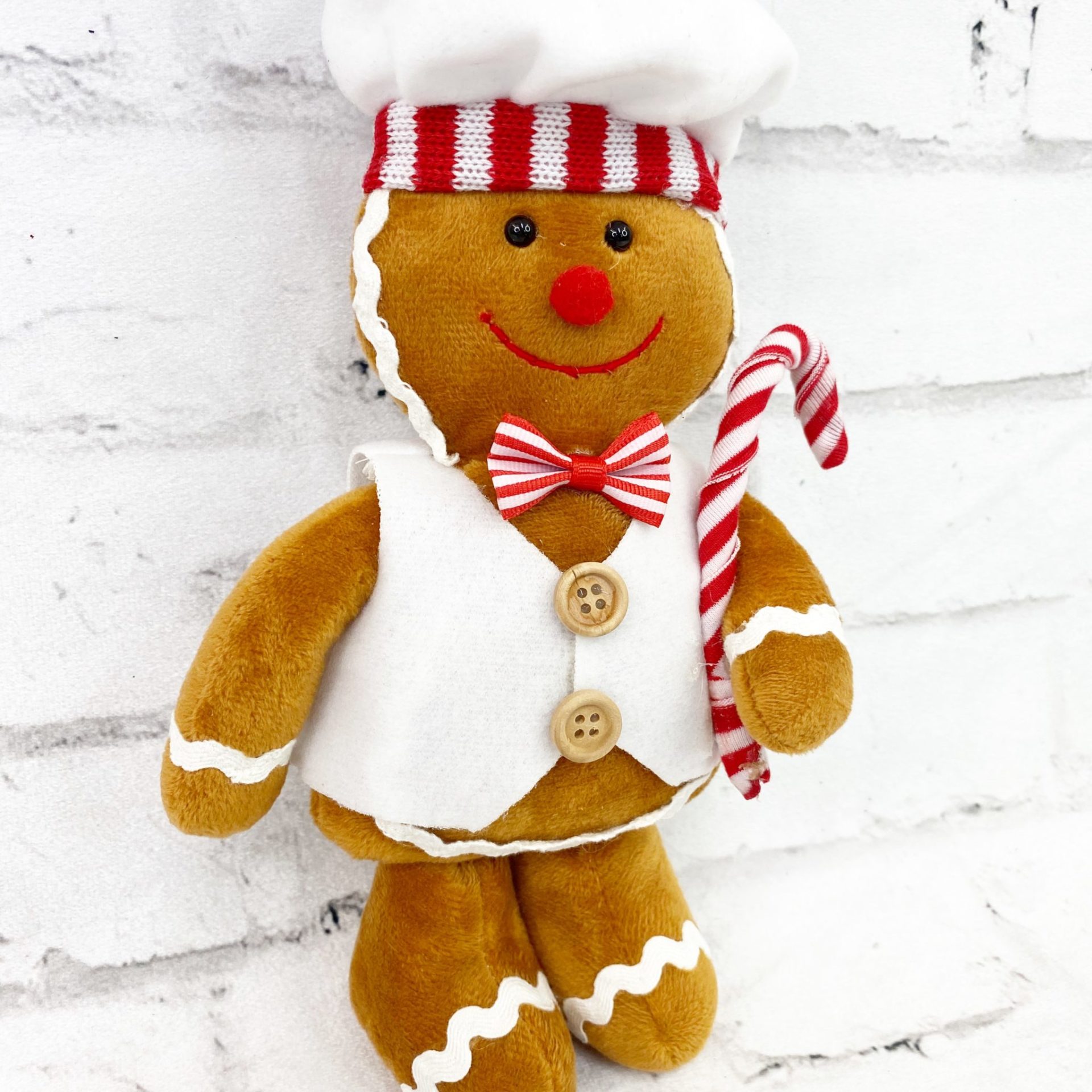 Plush Gingerbread Chef - Kelea's Florals
