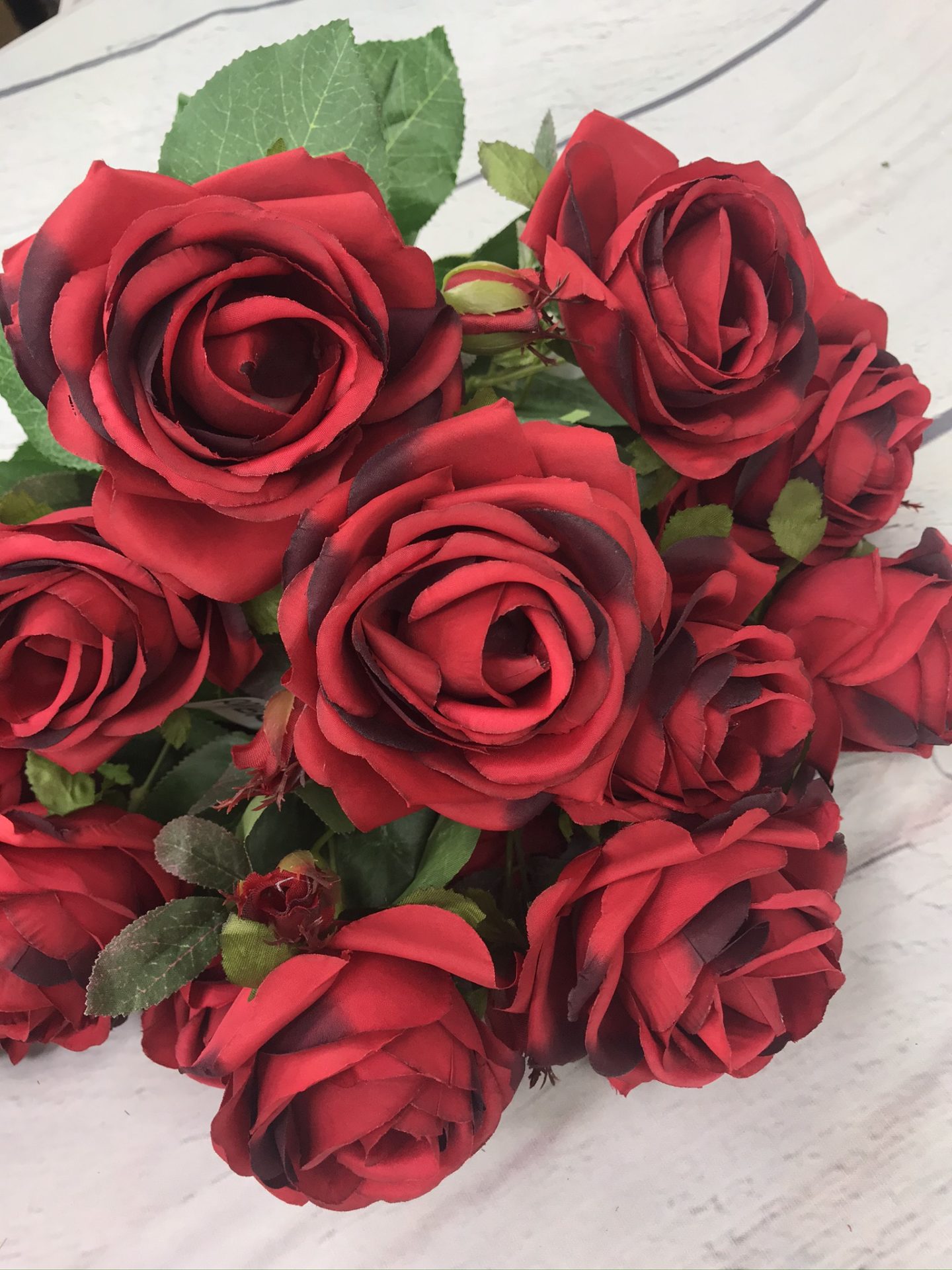 Dark Red Rose Bush - Kelea's Florals