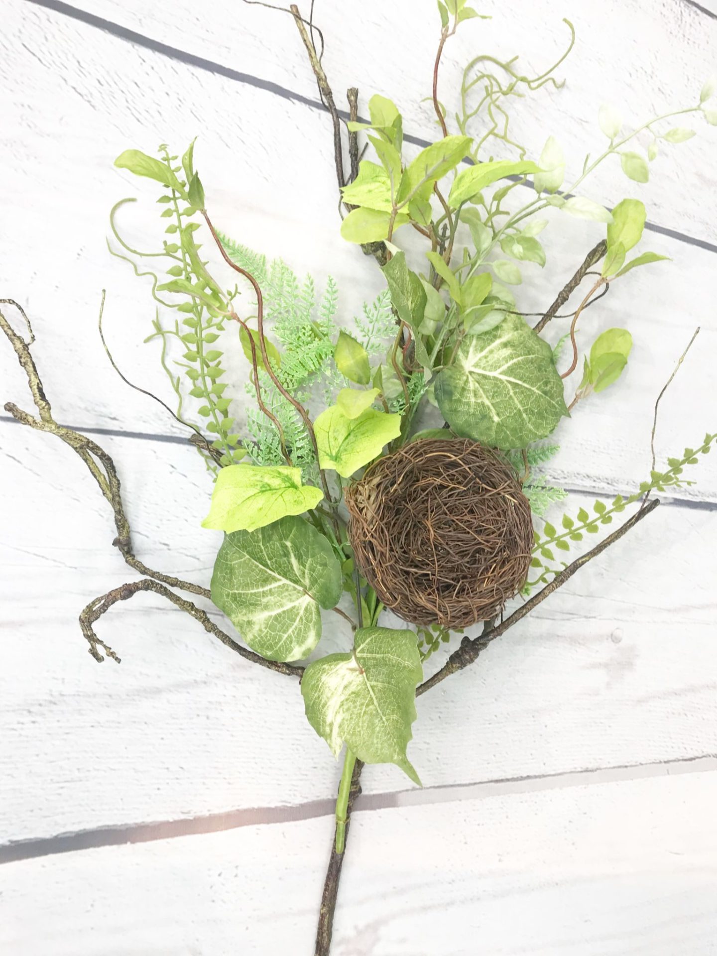 Large Birds Nest Greenery Stem - Kelea's Florals