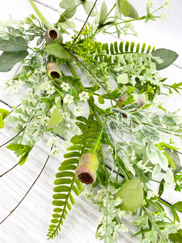 Mixed Green Dusty Miller Pod Stem - Kelea's Florals