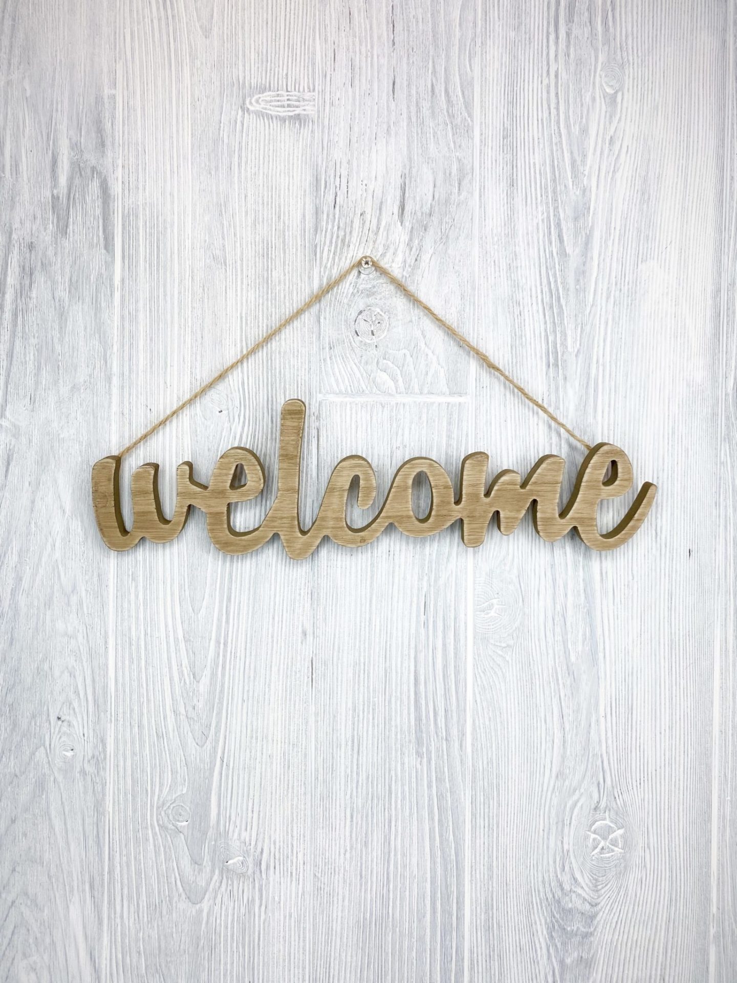 Wooden Welcome Sign - Kelea's Florals