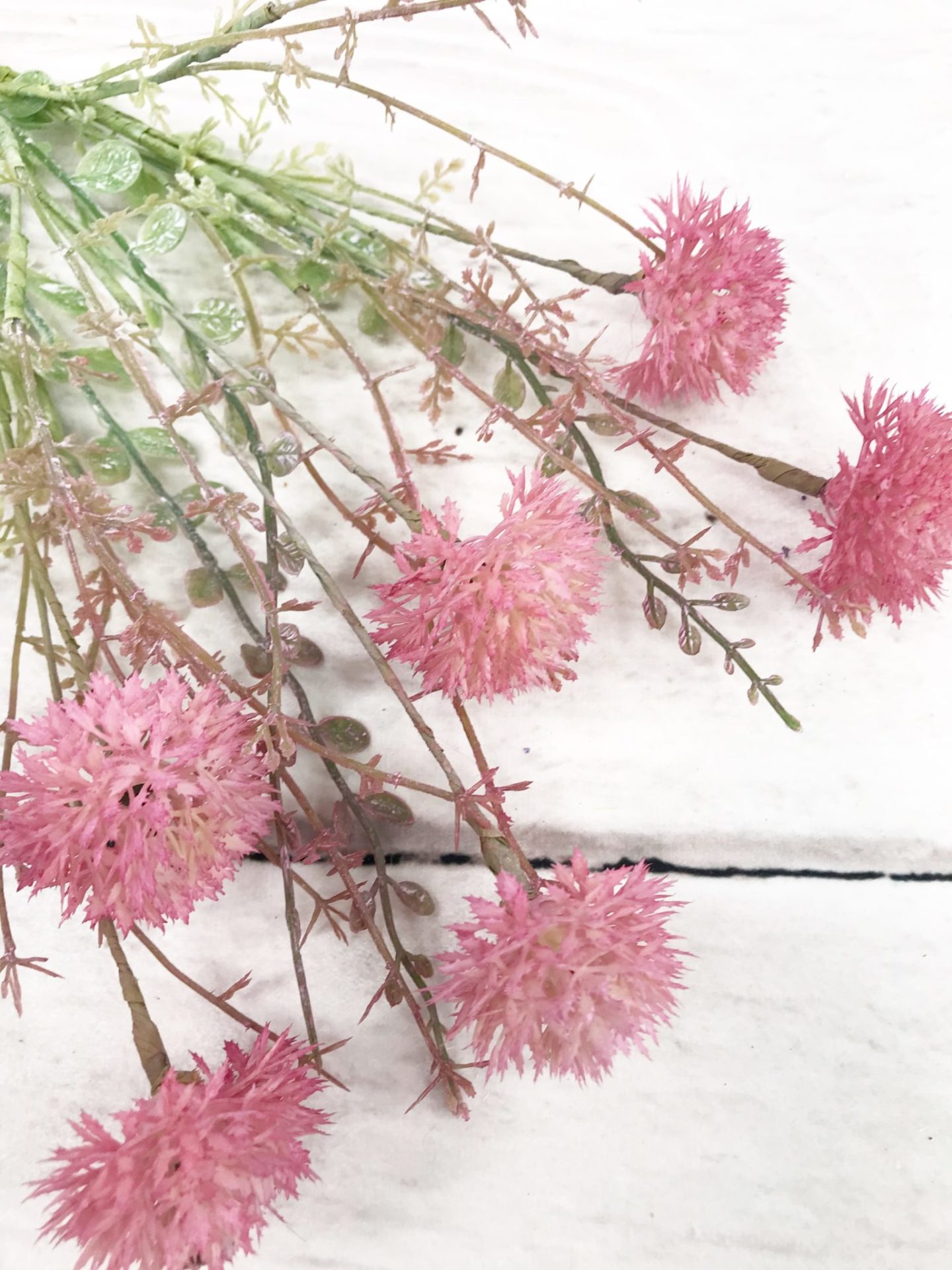 Pink Ball Flower Pick - Kelea's Florals