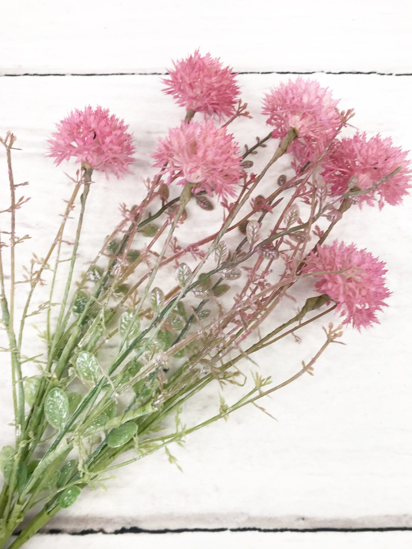 Pink Ball Flower Pick - Kelea's Florals